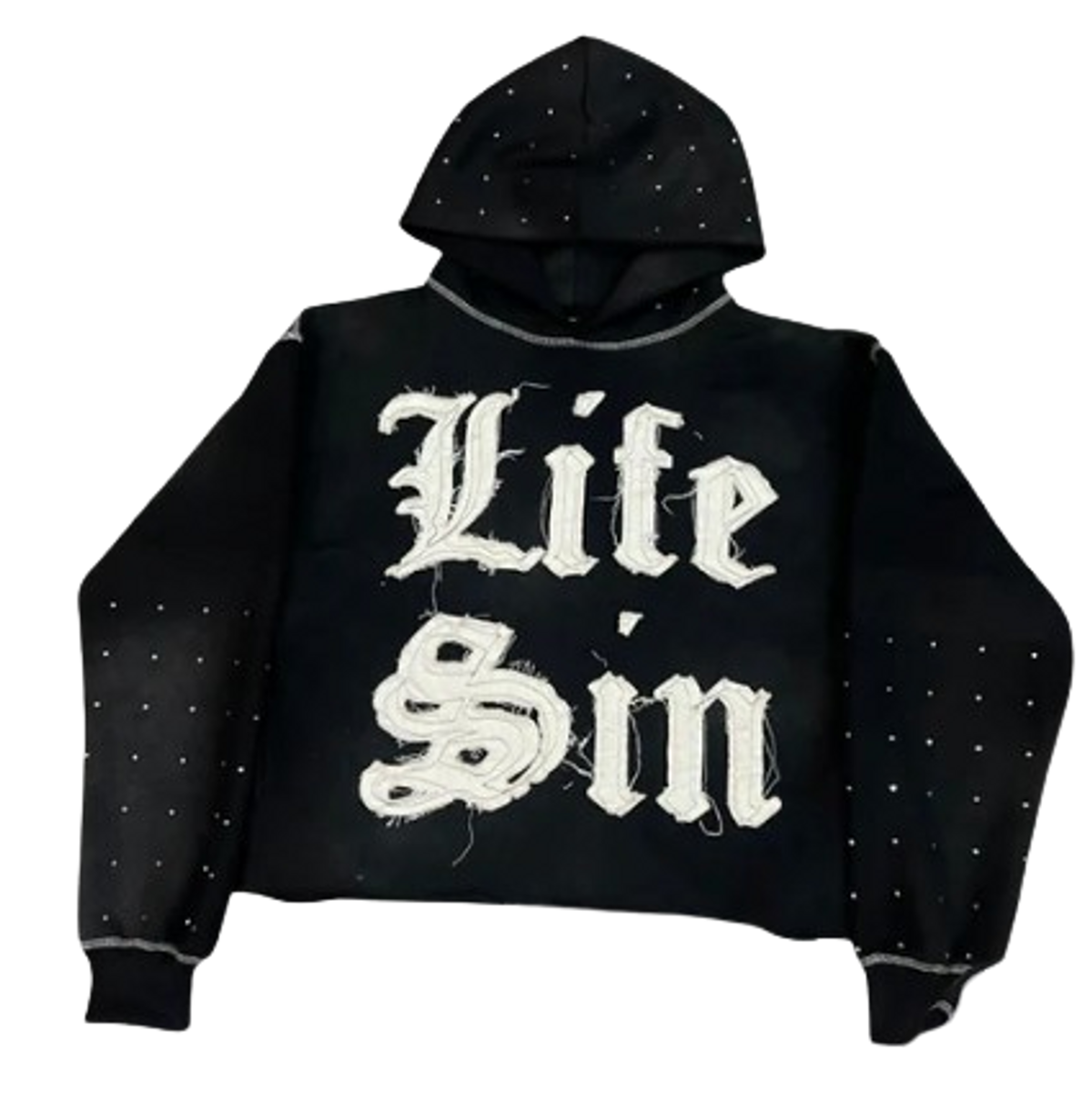 Life Of Sin Mafia Black Hoodie | WHAT’S ON THE STAR?
