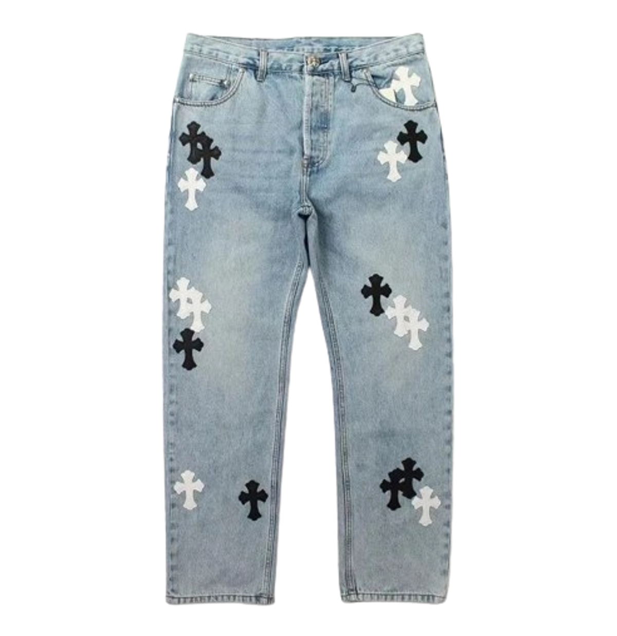 Chrome Hearts Blue Denim Jeans | WHAT’S ON THE STAR?