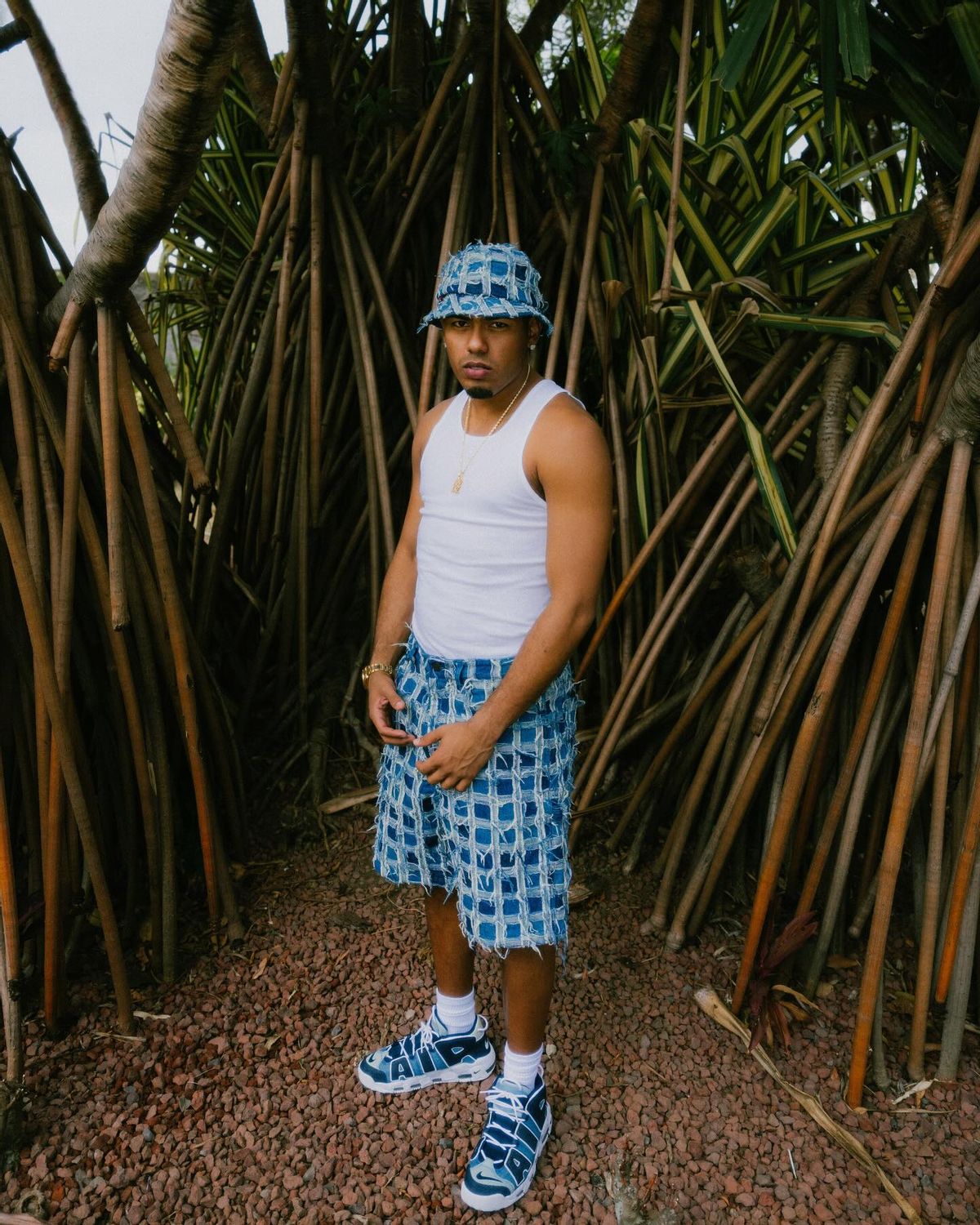 Myke Towers Outfit from March 10, 2024 | WHAT’S ON THE STAR?