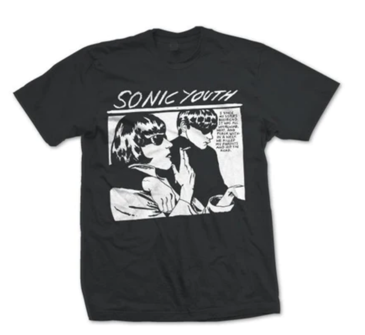 Sonic Youth Merch Black T-Shirt | WHAT’S ON THE STAR?
