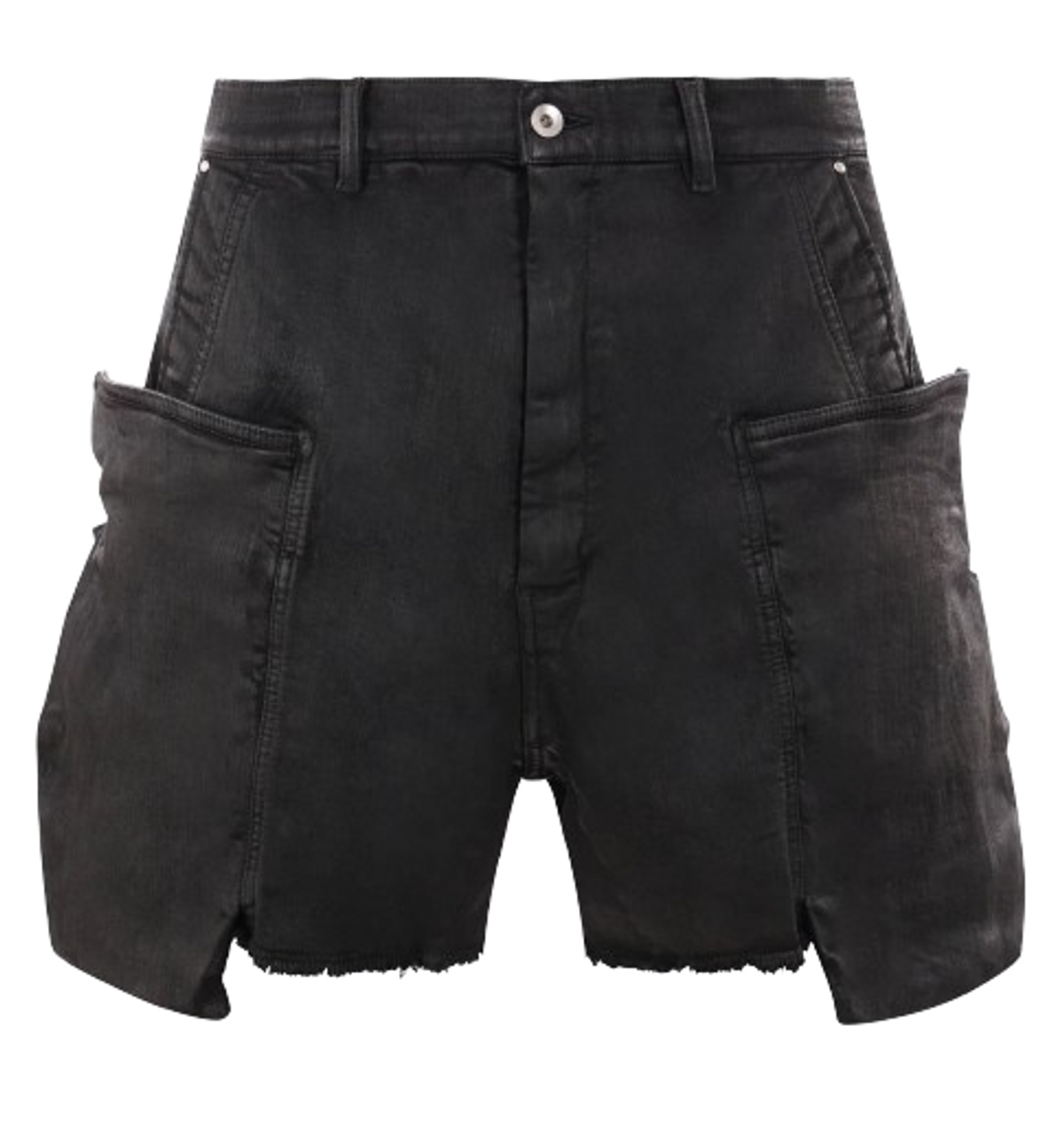 Rick Owens Stefan Waxed Denim Shorts | WHAT’S ON THE STAR?