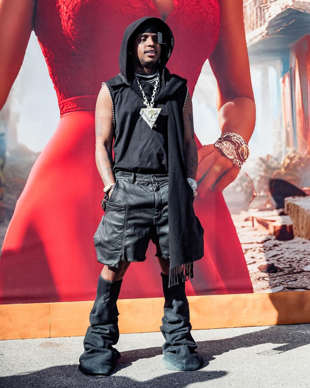 Ski Mask The Slump God Outfit from March 18, 2024 | WHAT’S ON THE STAR?