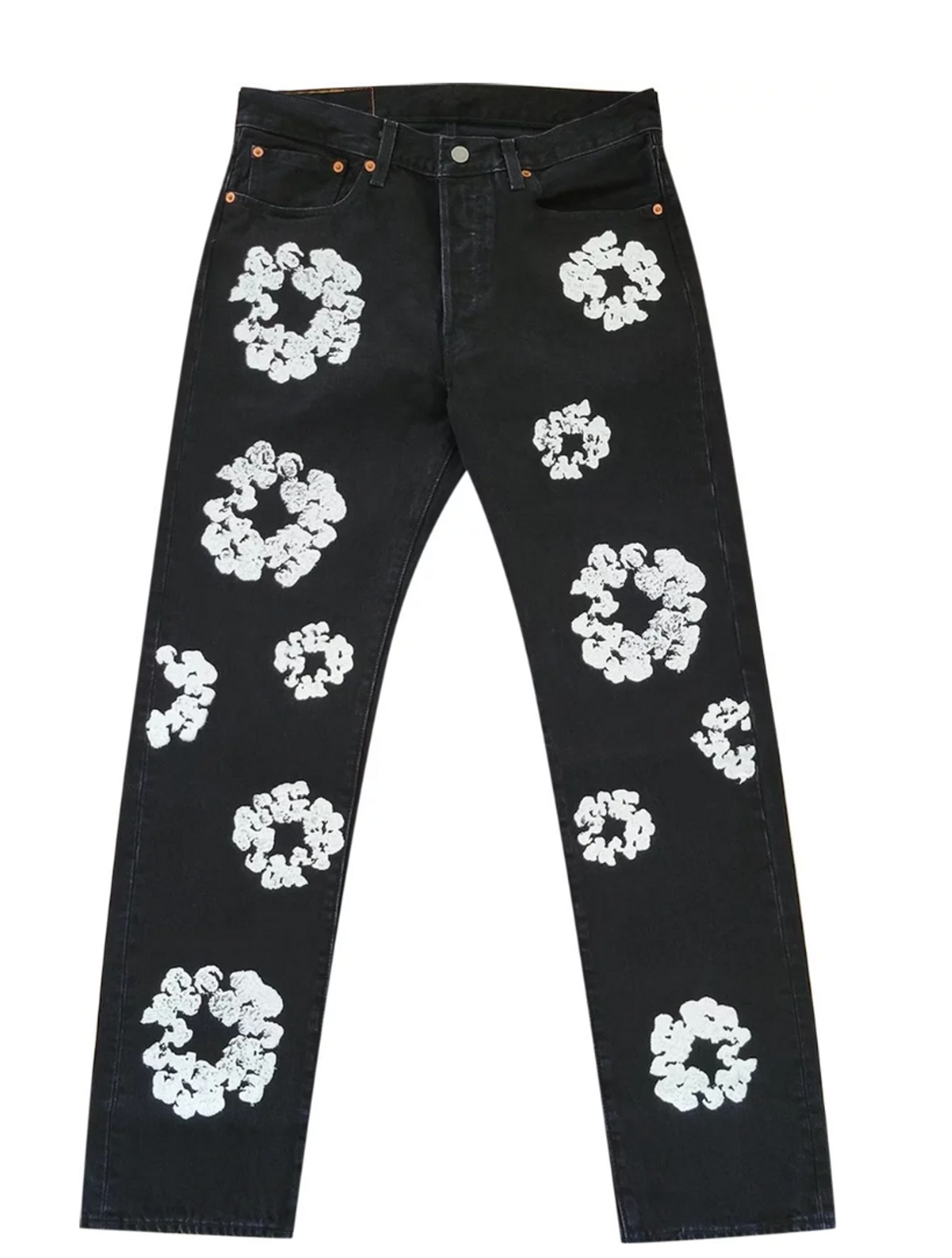 Denim Tears The Cotton Wreath Jean 'Black' | WHAT’S ON THE STAR?