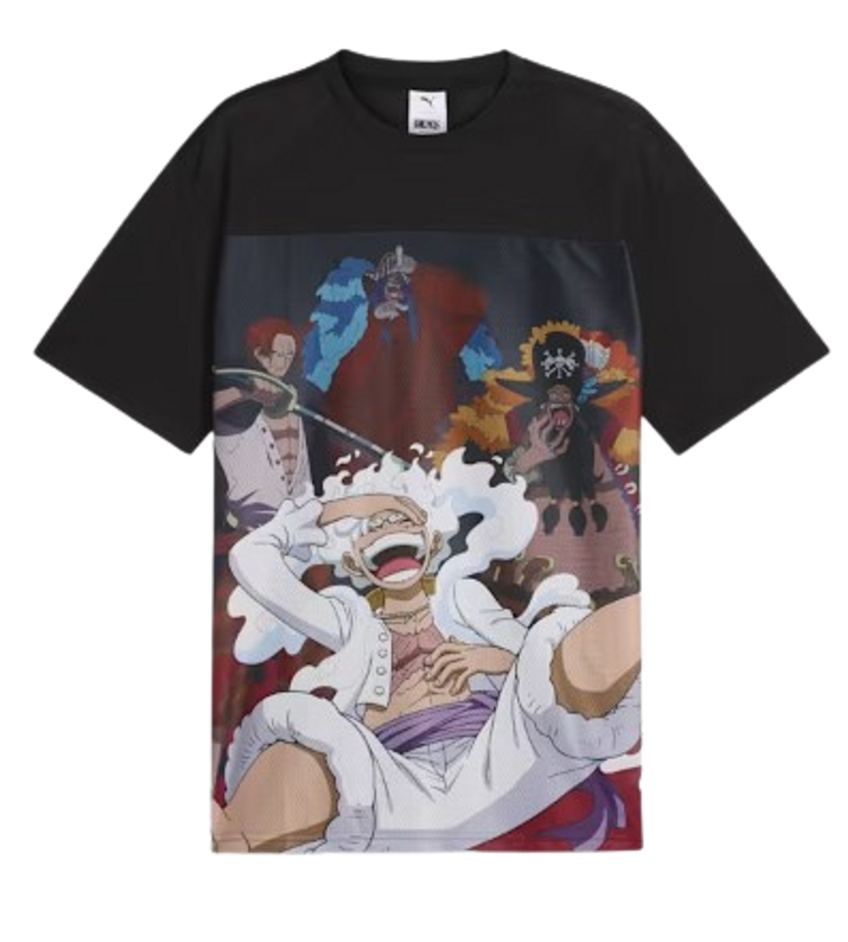 Puma × One Piece Merch All Over Print Black T-Shirt | WHAT’S ON THE STAR?