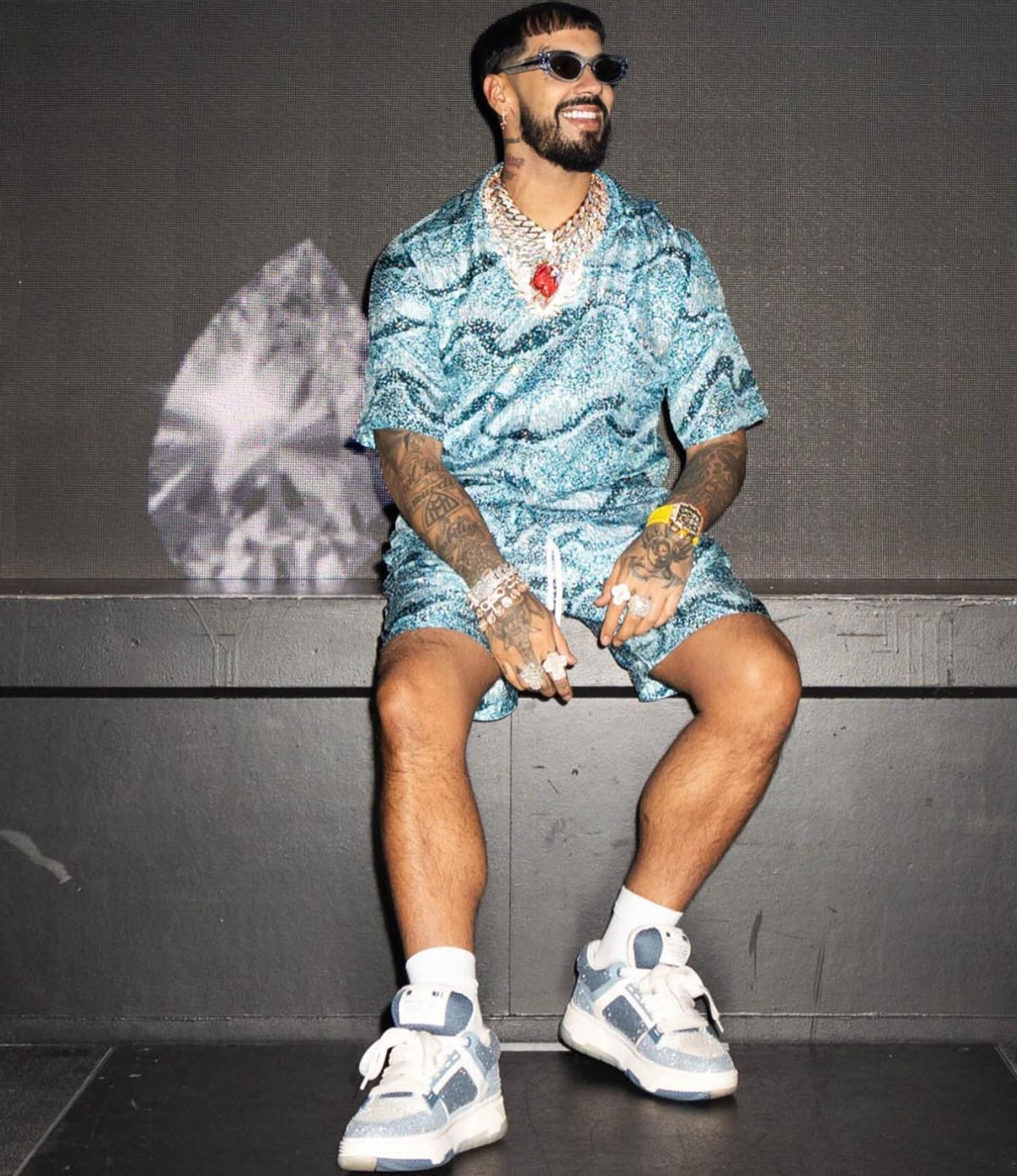 Anuel AA Outfit from March 23, 2024 | WHAT’S ON THE STAR?