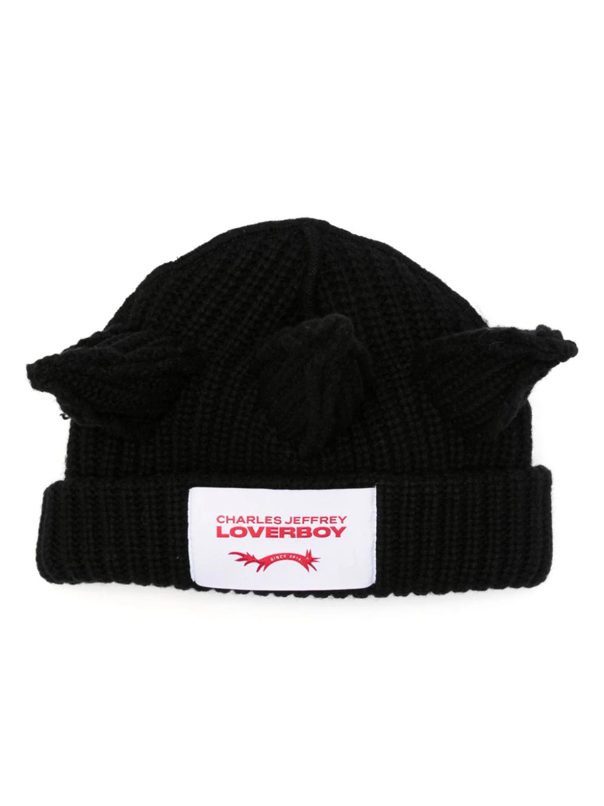 Loverboy by Charles Jeffrey Black Berserker Chunky-knit Beanie | WHAT’S ...