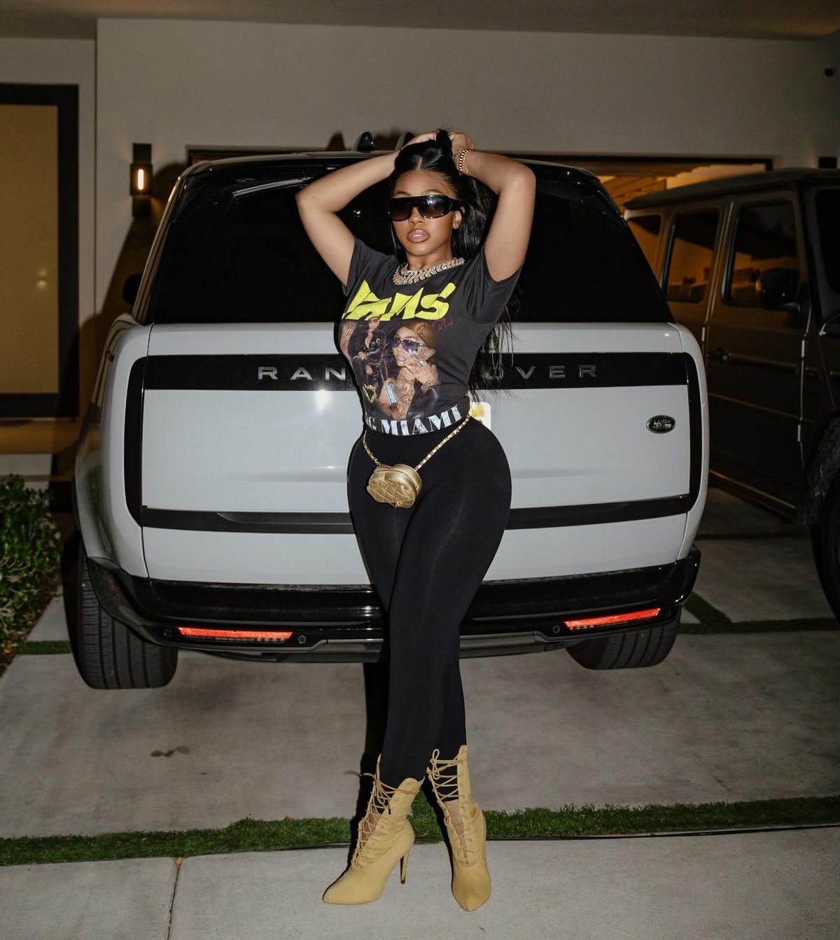 Yung Miami Outfit from March 29, 2024 | WHAT’S ON THE STAR?