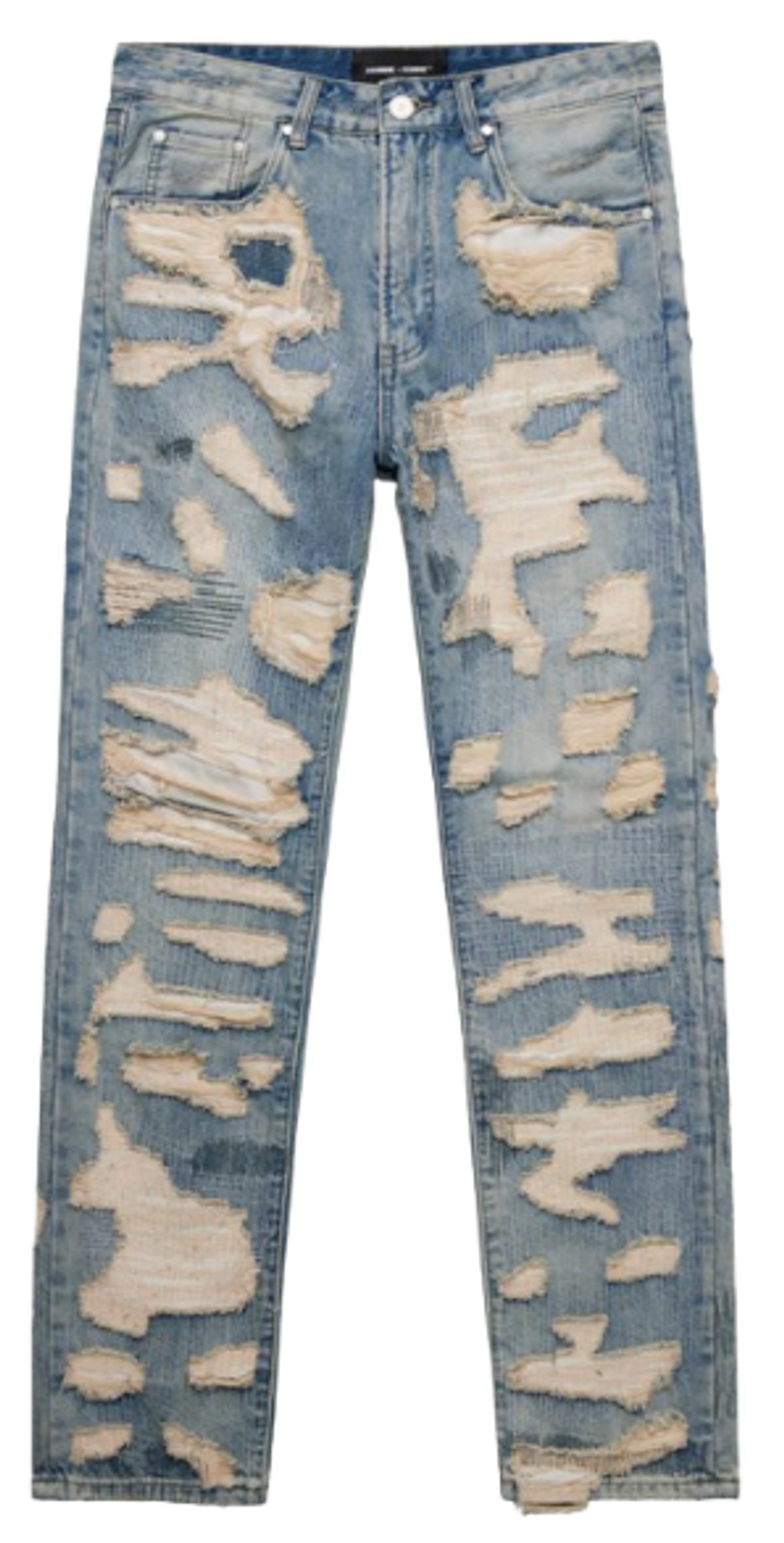 Homme + Femme Over Distressed Denim Jeans | WHAT’S ON THE STAR?