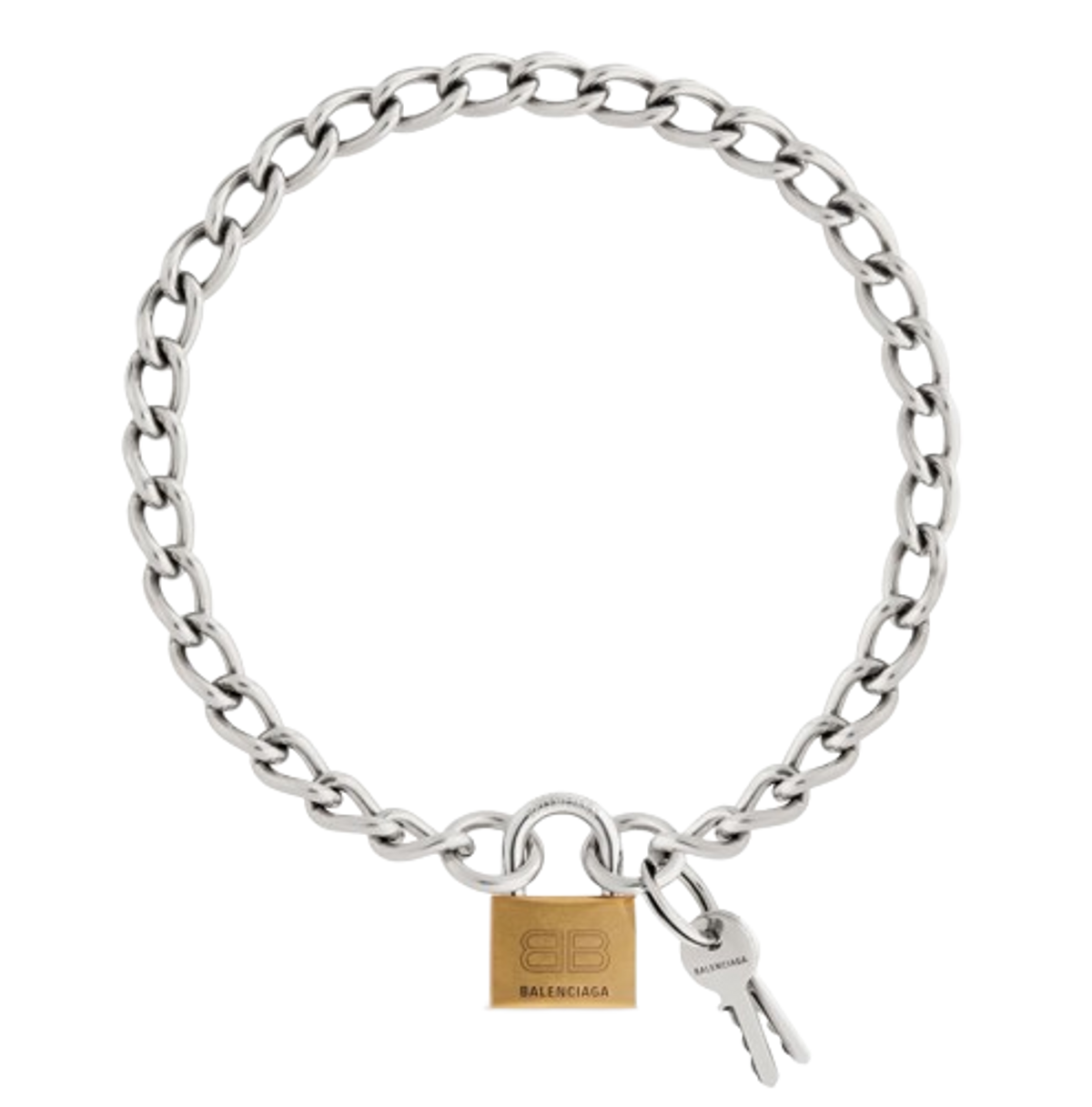 Balenciaga Antique Silver Locker Necklace | WHAT’S ON THE STAR?