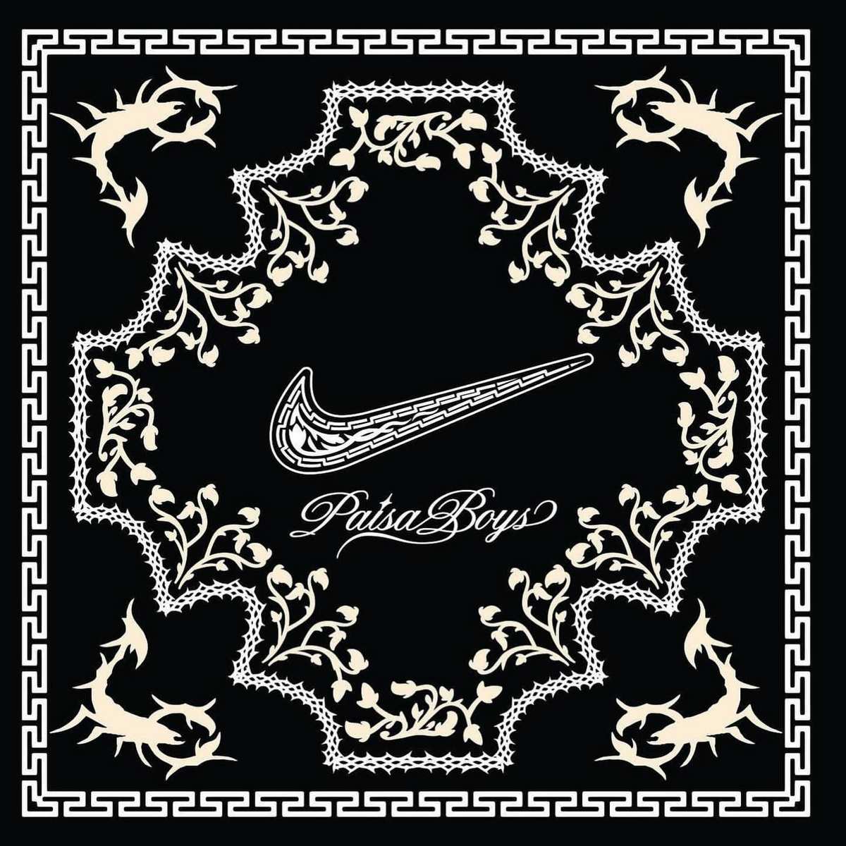 Nike × Paisa Boys Black Logo Bandana | WHAT’S ON THE STAR?