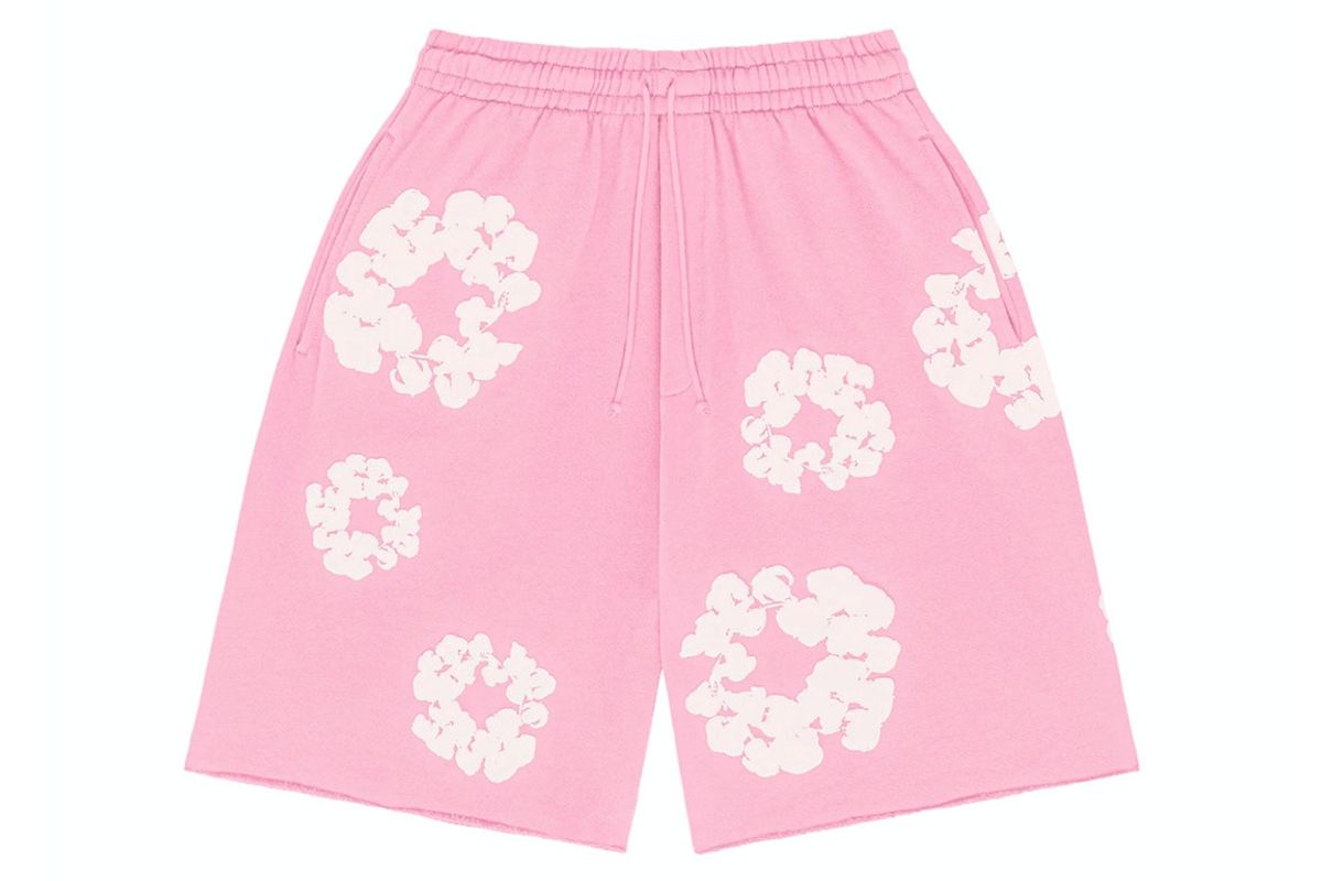 Denim Tears The Cotton Wreath Pink Shorts | WHAT’S ON THE STAR?