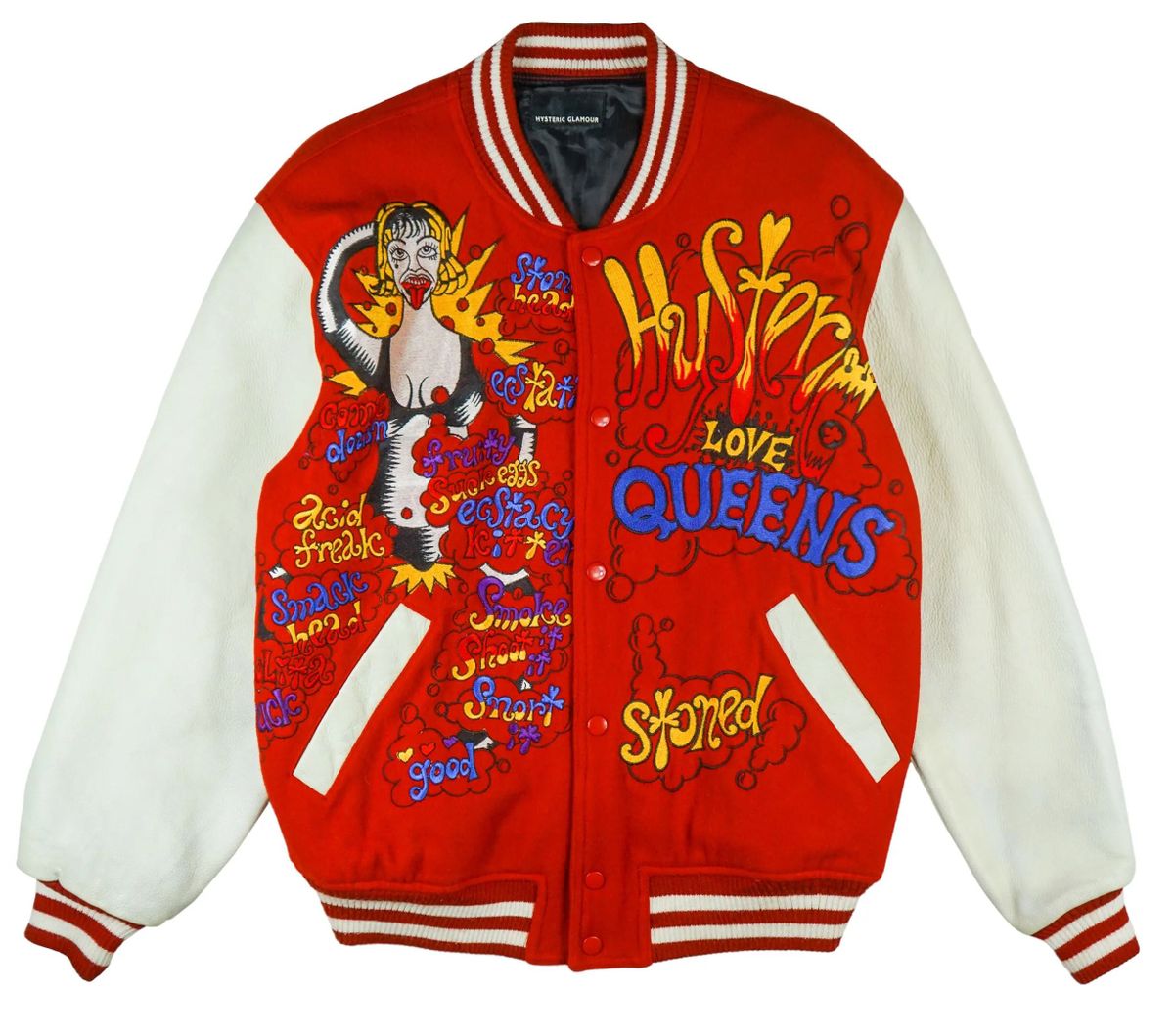 Hysteric Glamour 90's Punishment School Varsity Jacket | WHAT’S ON THE STAR?