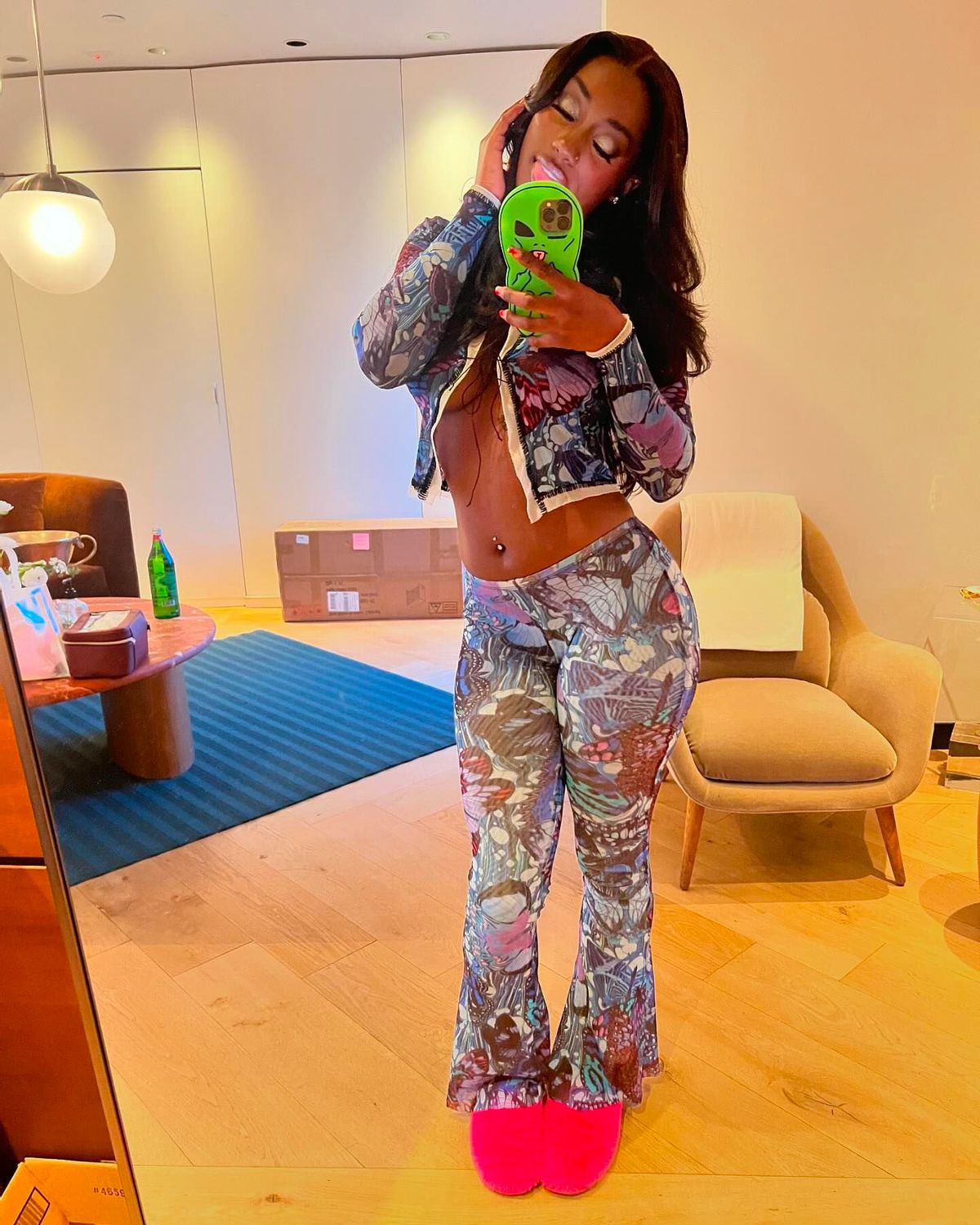 Flo Milli Outfit from April 20, 2024 | WHAT’S ON THE STAR?