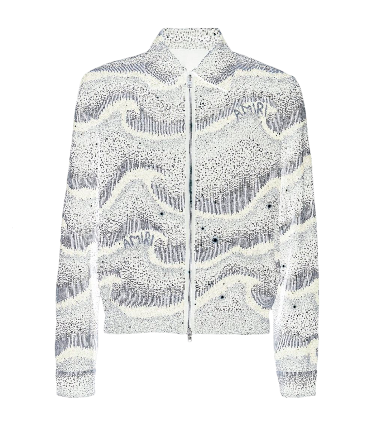 Amiri Embellished Zip-up Shirt | WHAT’S ON THE STAR?