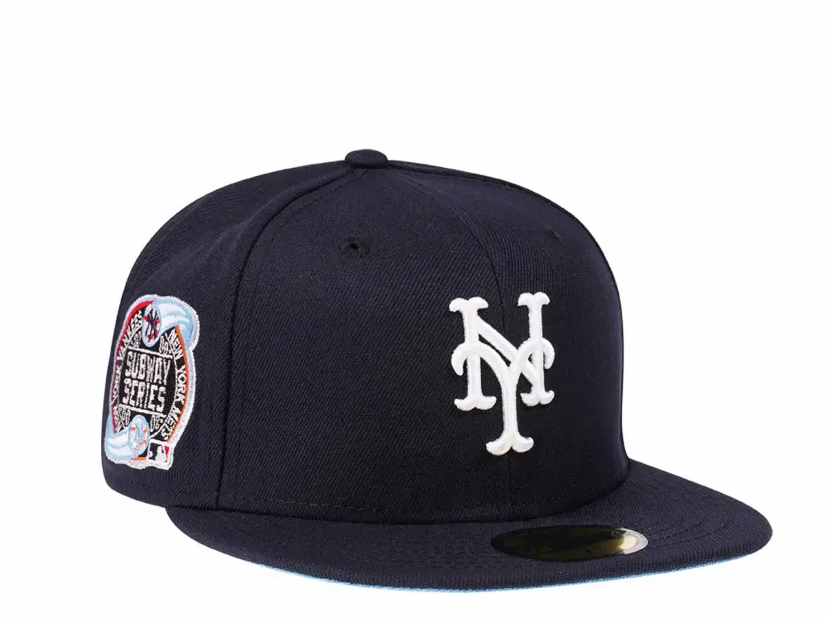 New Era New York Mets Navy White Logo 59FIFTY Fitted Hat | WHAT’S ON ...