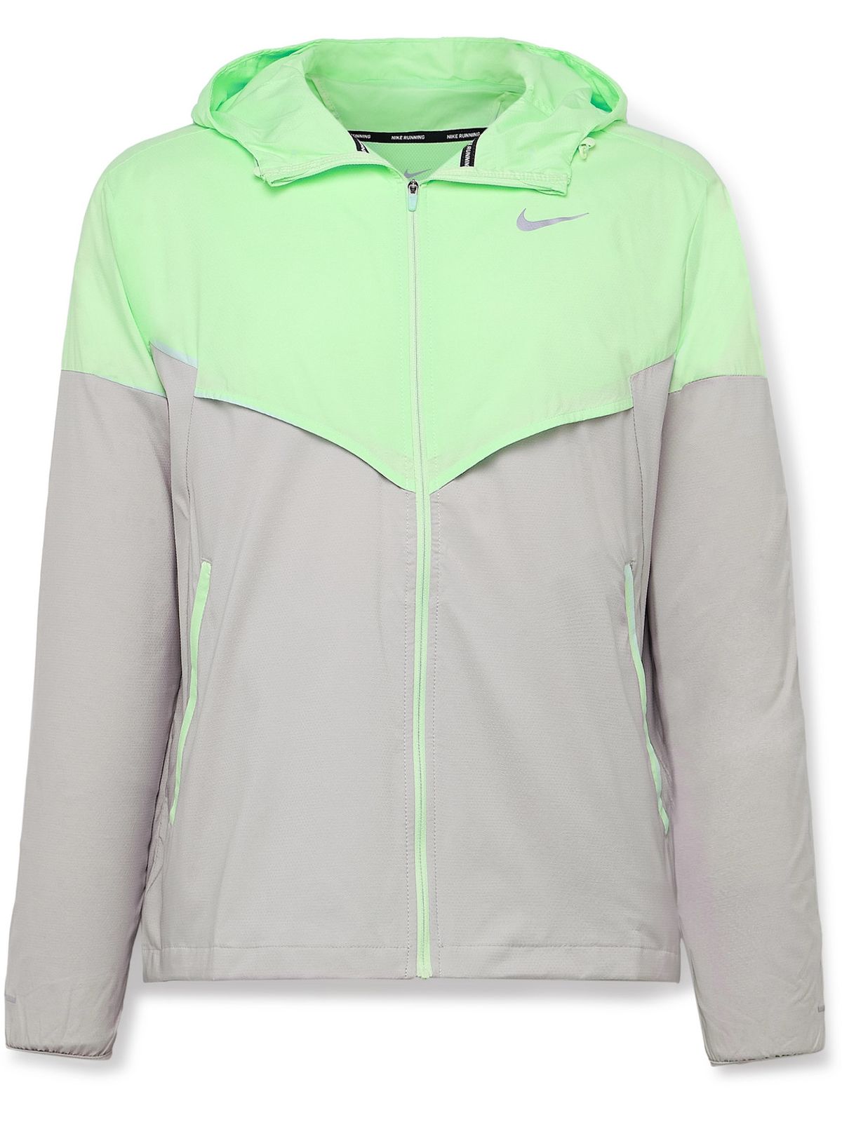 Nike Repel Textured-shell Jacket In Green | WHAT’S ON THE STAR?