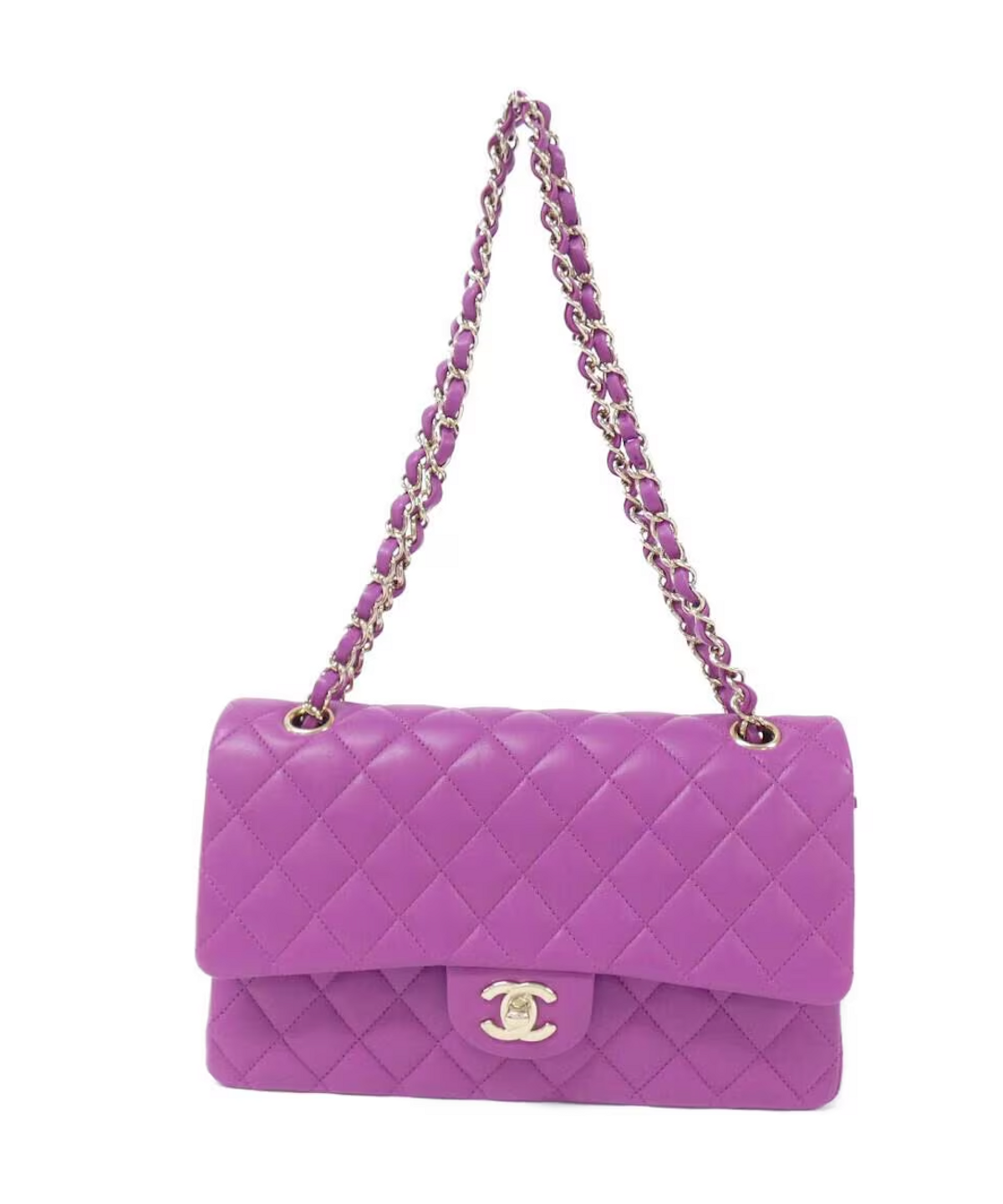 Chanel Small Classic Handbag Purple | WHAT’S ON THE STAR?
