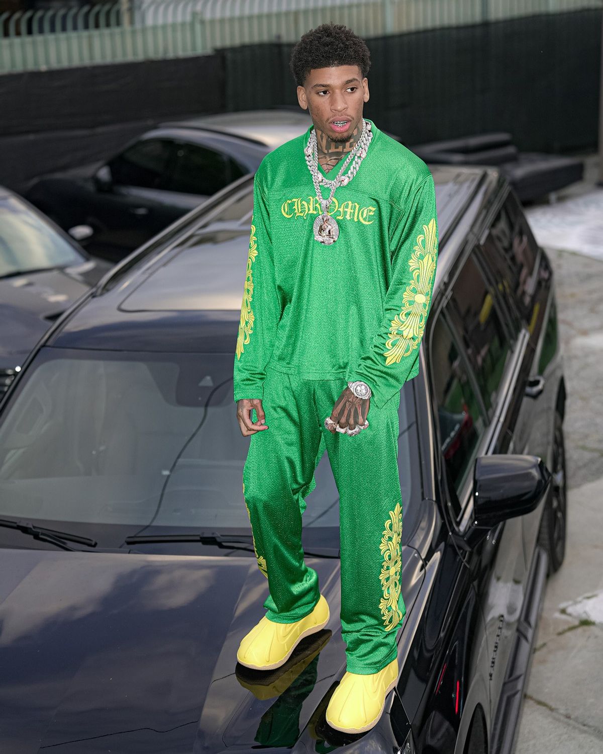 NLE Choppa Outfit from May 27, 2024 | WHAT’S ON THE STAR?