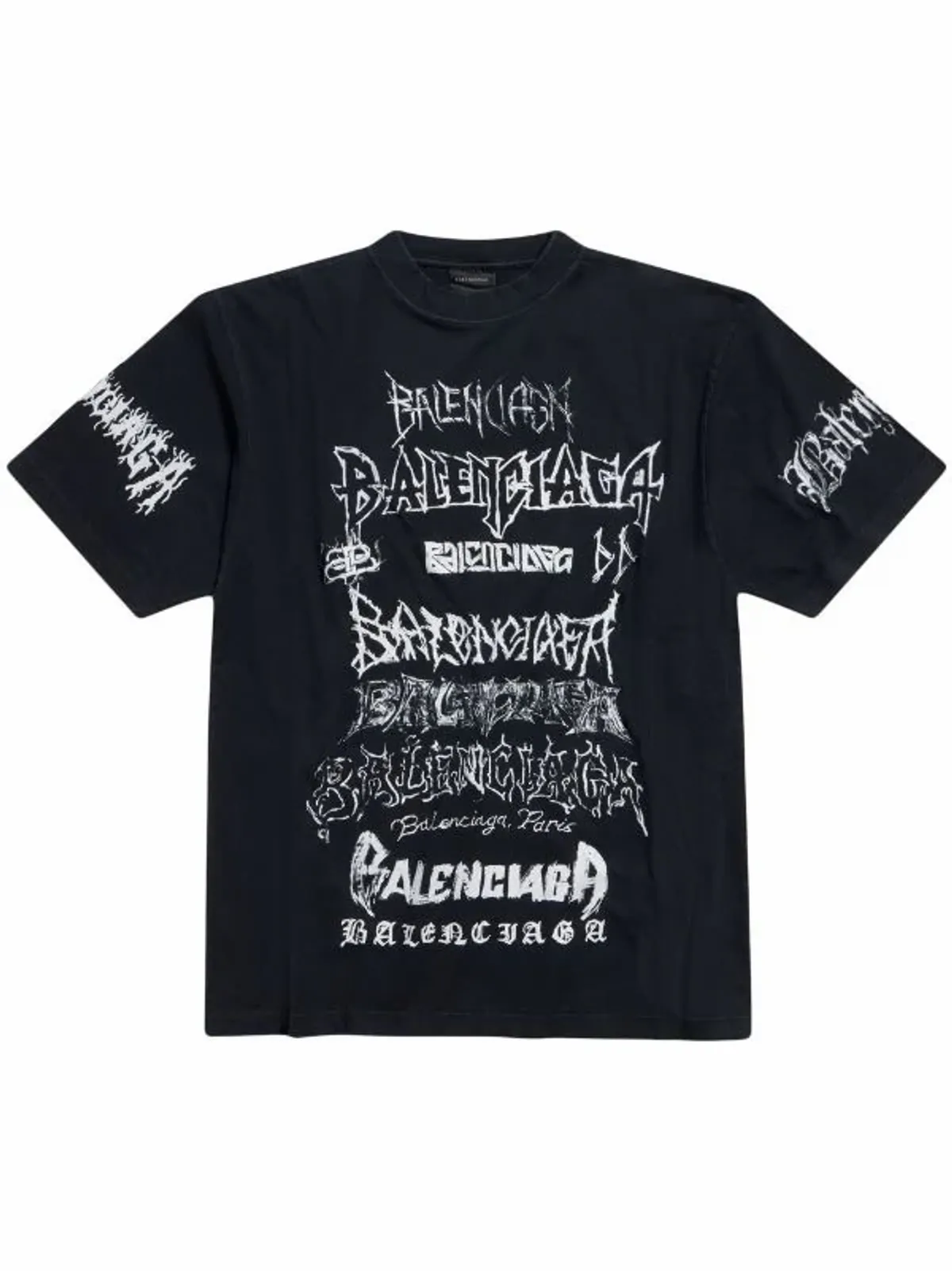 Balenciaga Black Diy Metal T-shirt | WHAT’S ON THE STAR?