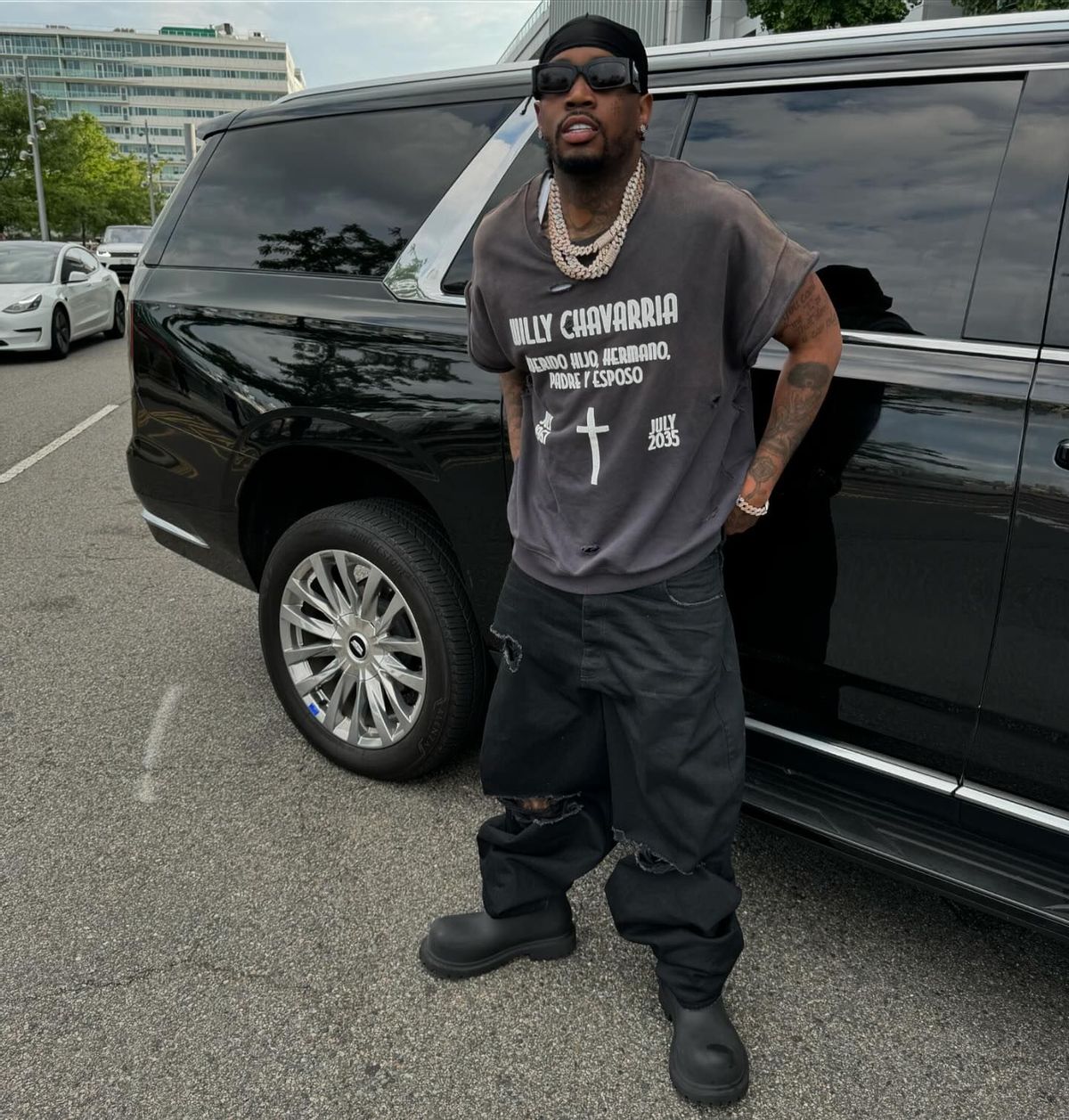 Fivio Foreign Outfit from July 22, 2024 | WHAT’S ON THE STAR?