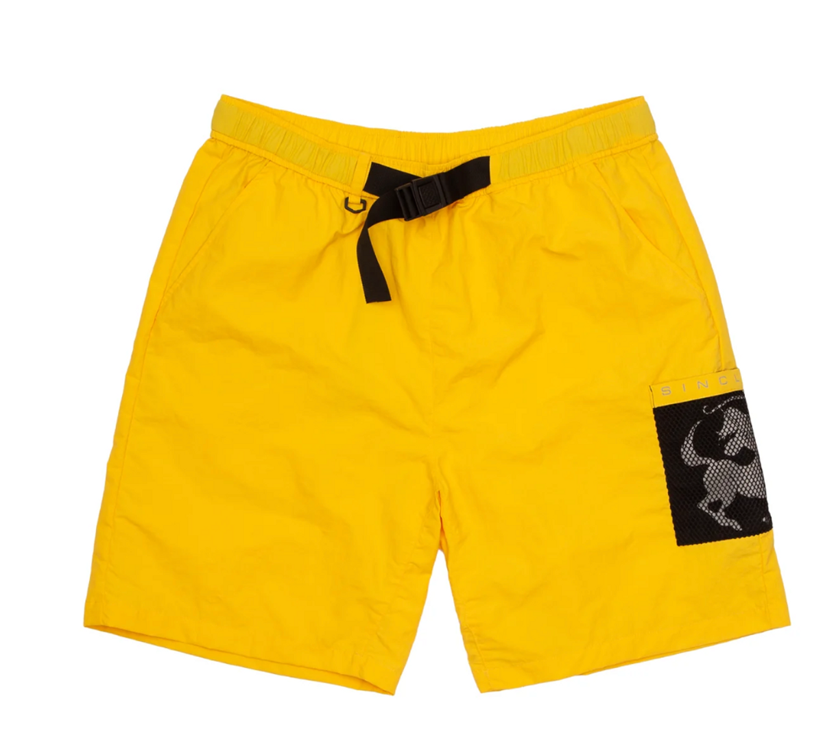 Sinclair Mesh Pocket Yellow Shorts | WHAT’S ON THE STAR?