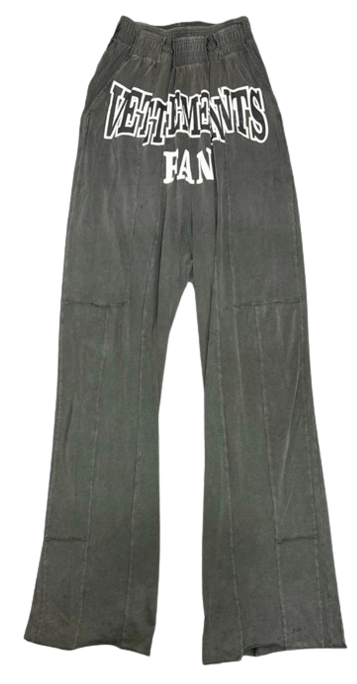 Vetements Black Deconstructed 'Fan' Lounge Pants | WHAT’S ON THE STAR?