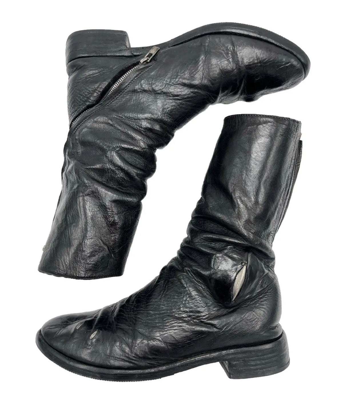 Carol Christian Poell Prosthetic Tornado Zip Boots AM/ 2687P | WHAT’S ...