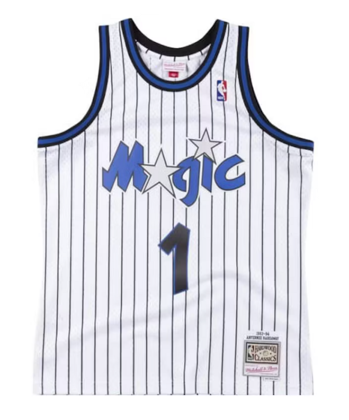 Mitchell & Ness Penny Hardaway White Orlando Magic 1993/94 Hardwood ...