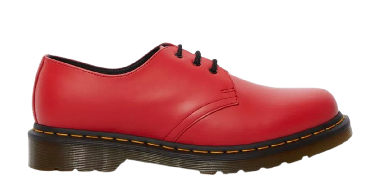 Dr. Martens 1461 Smooth Leather Oxford Red Shoes | WHAT’S ON THE STAR?