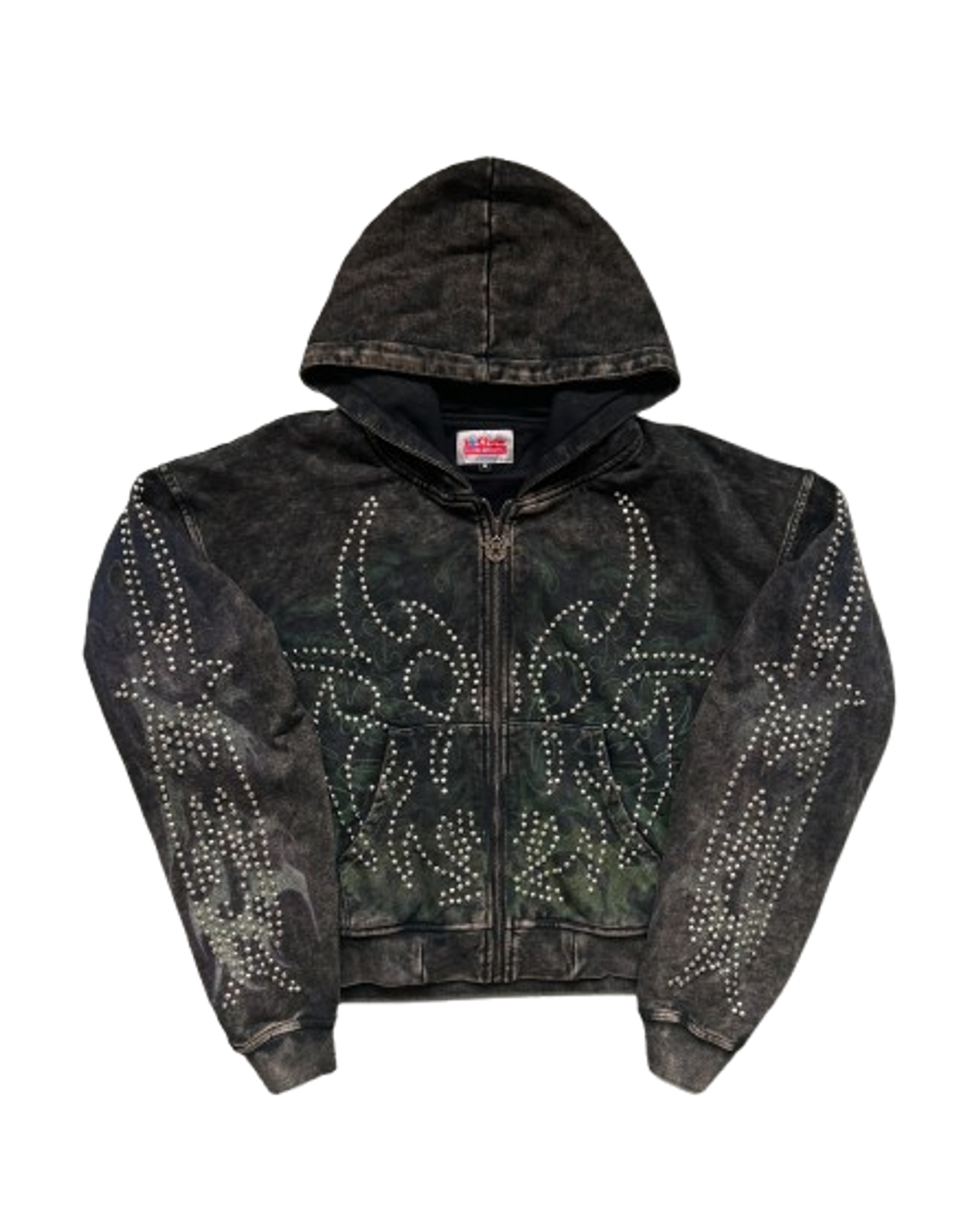 Chew Forever Static Roach Studded Zip Hoodie | WHAT’S ON THE STAR?