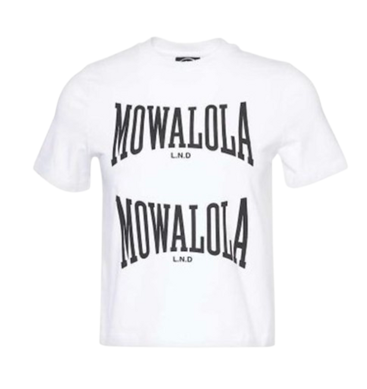 Mowalola Womens White Brand-print Regular-fit Stretch-cotton T-shirt ...