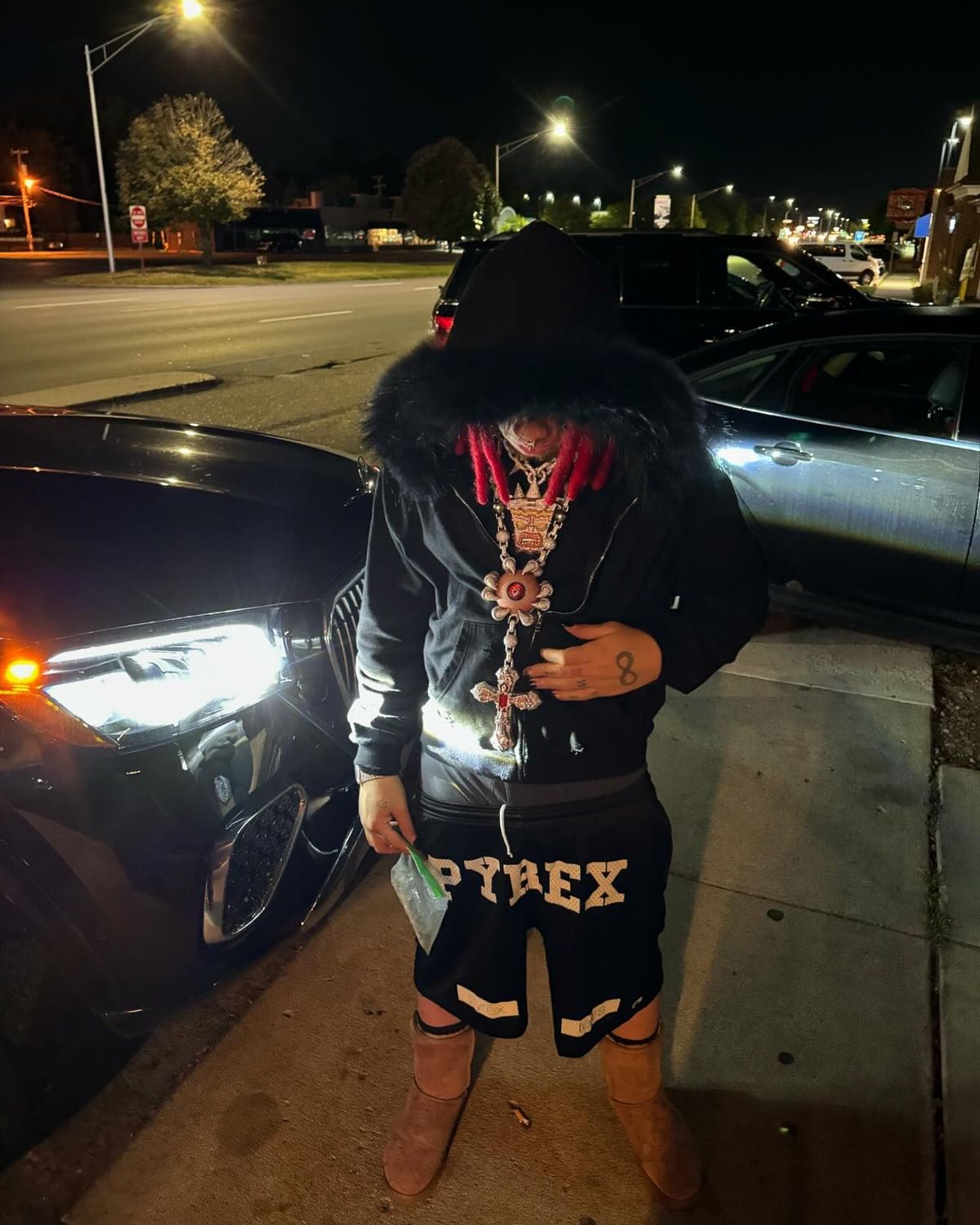 Trippie Redd Outfit from September 28, 2024 | WHAT’S ON THE STAR?