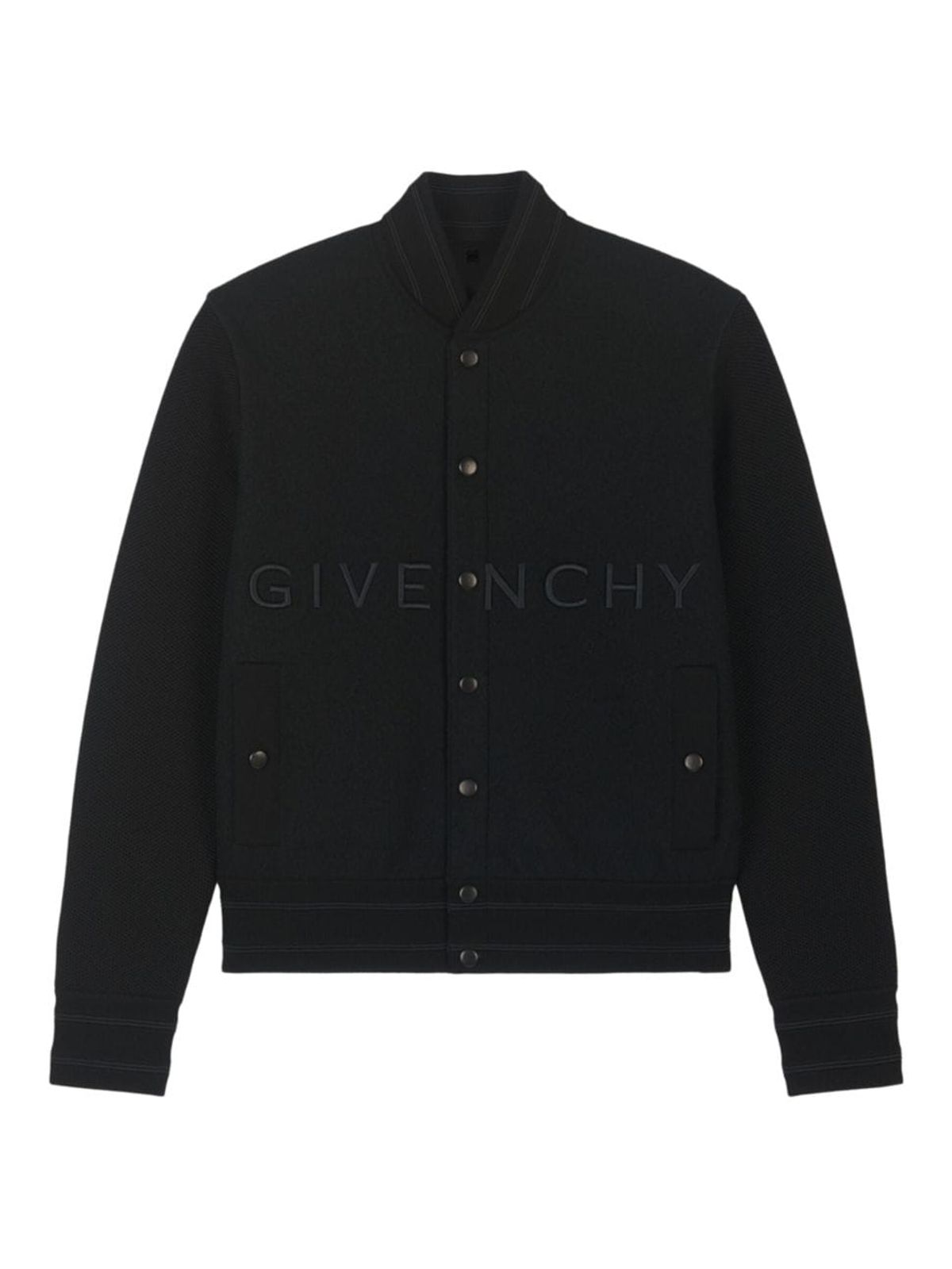Givenchy Varsity Jacket In Wool In Black | WHAT’S ON THE STAR?