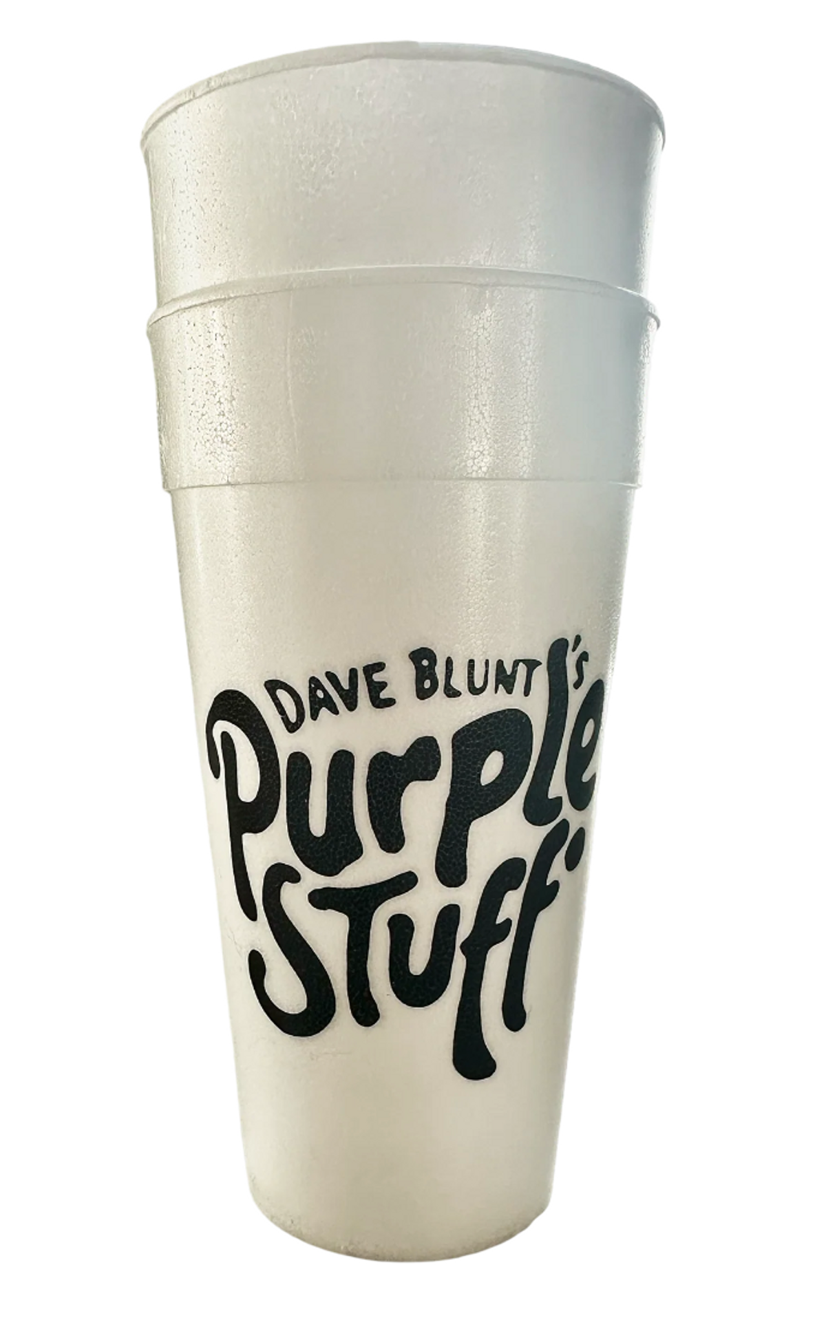 Dave Blunts Merch Purple Stuff Styrofoam Double Cup | WHAT’S ON THE STAR?