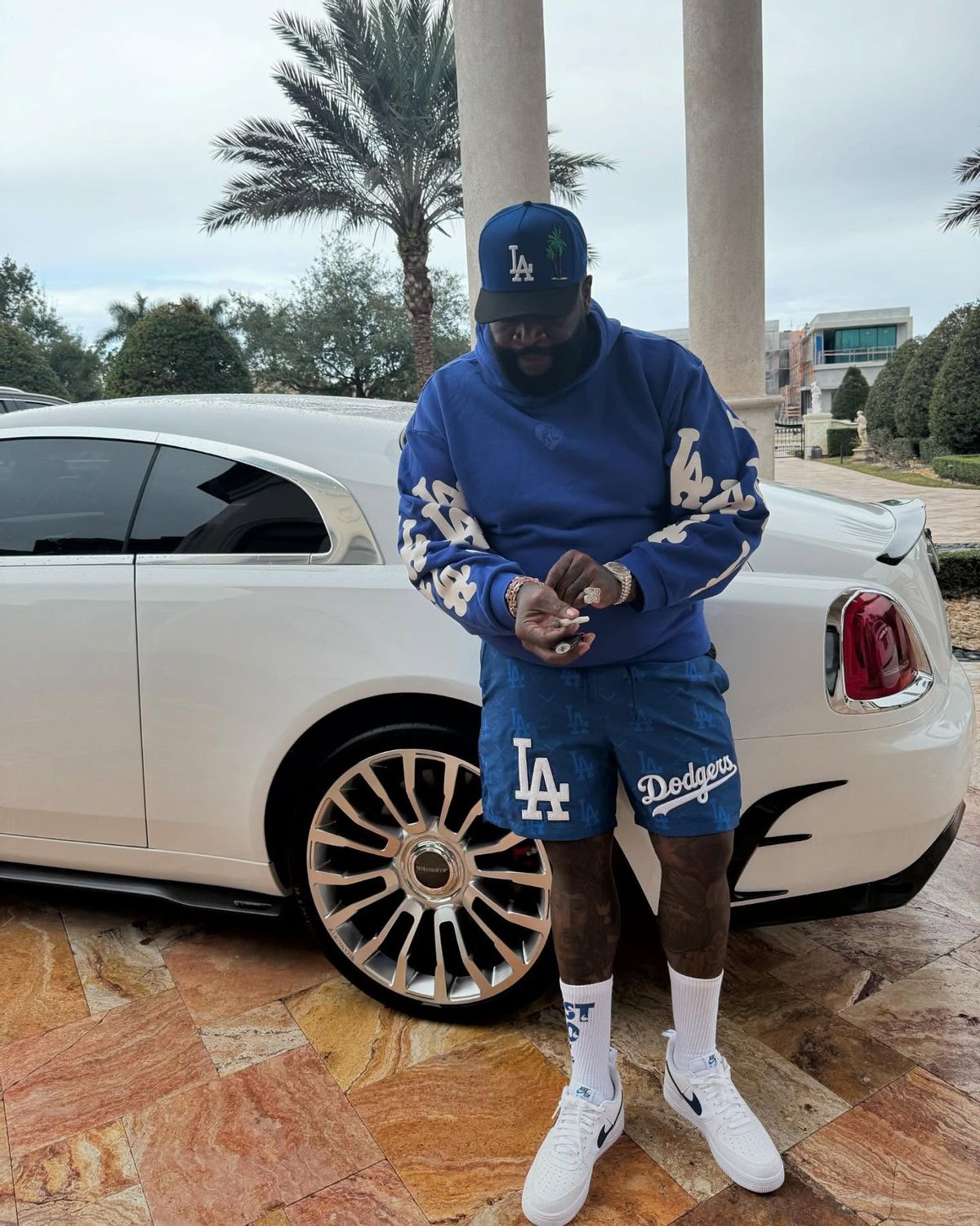 Rick Ross Outfit from January 12, 2025 | WHAT’S ON THE STAR?