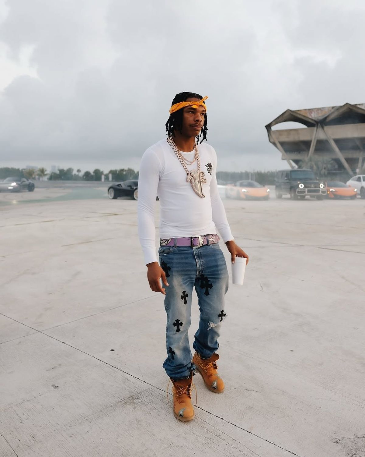 Lil Baby Outfit from February 5, 2025 | WHAT’S ON THE STAR?