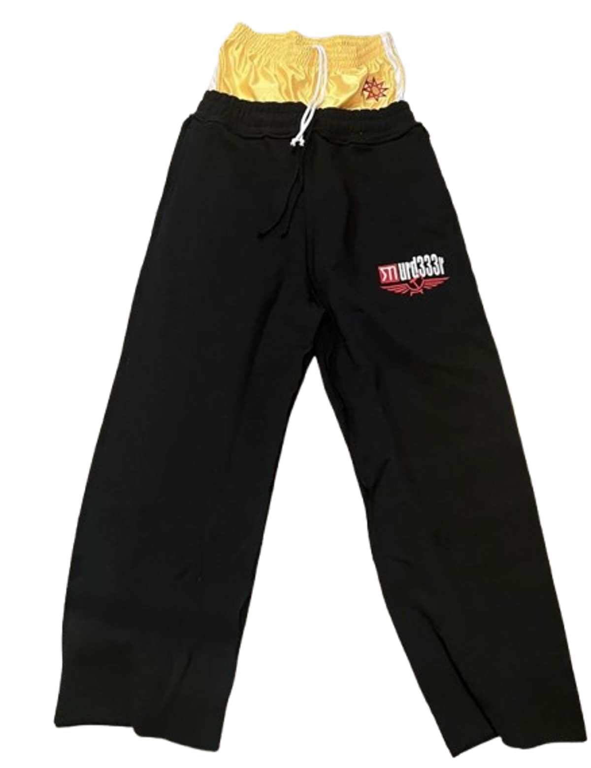 Complexcon × Murd333r.Fm × Greedy Unit V2 Black Sweatpants | WHAT’S ON ...