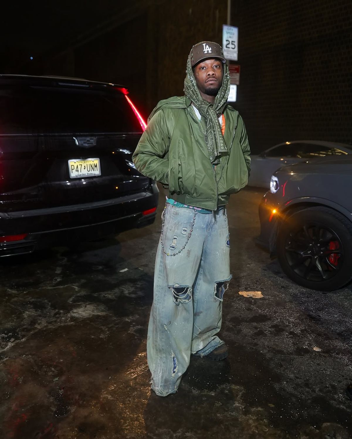 Offset Outfit from March 4, 2025 | WHAT’S ON THE STAR?