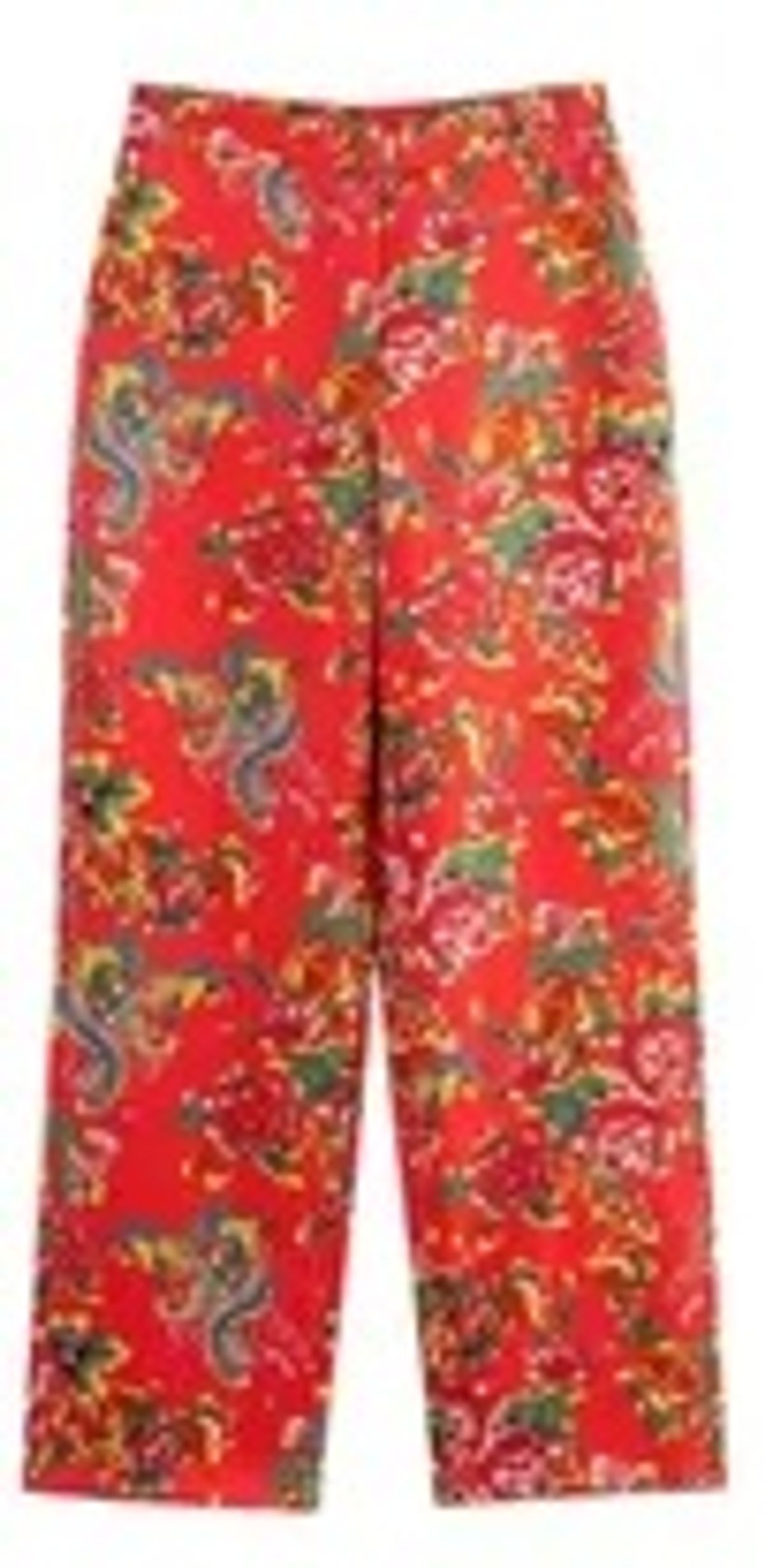 Amazon Floral Print Suit Pants Red | WHAT’S ON THE STAR?