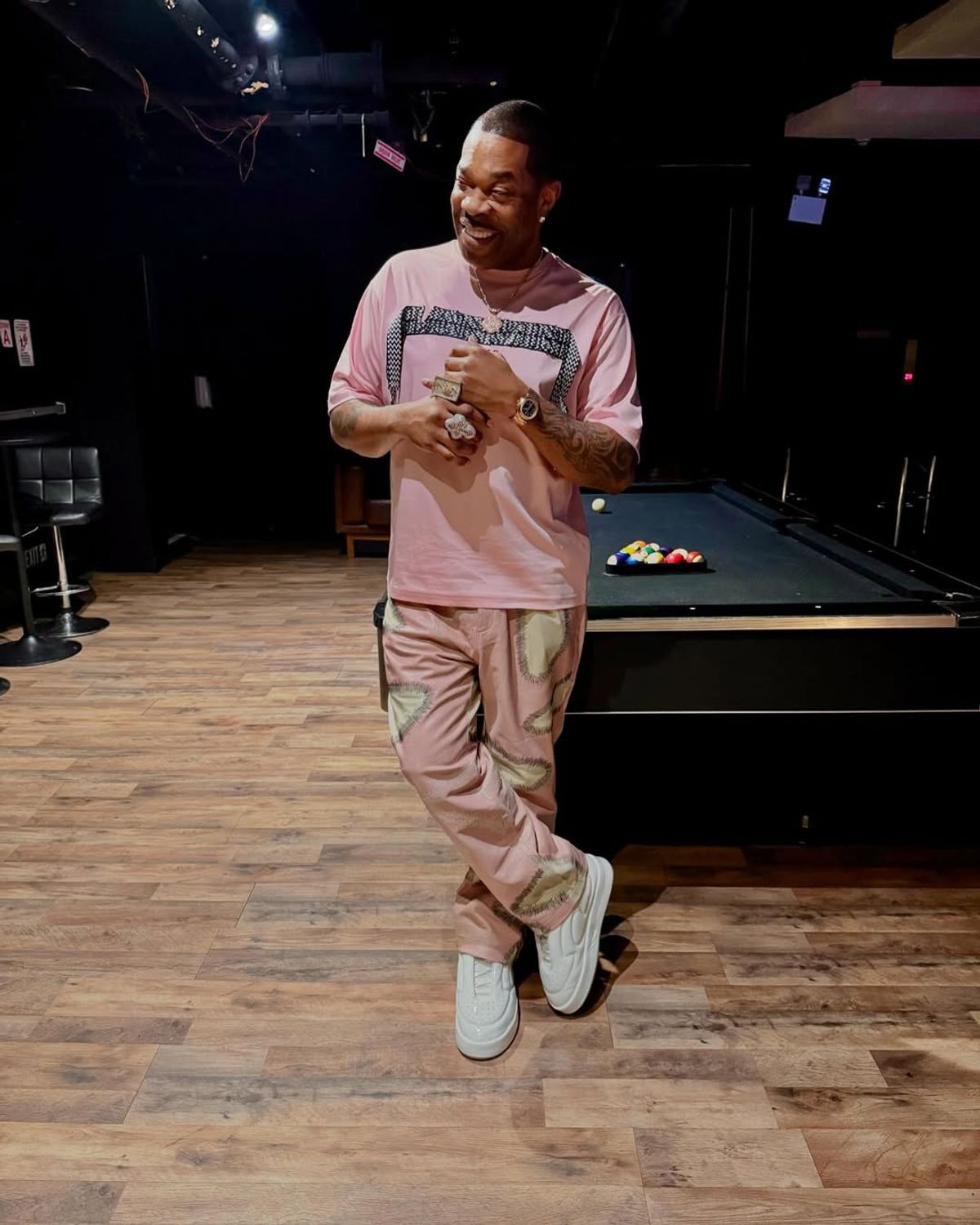 Busta Rhymes Outfit from May 12, 2025 | WHAT’S ON THE STAR?