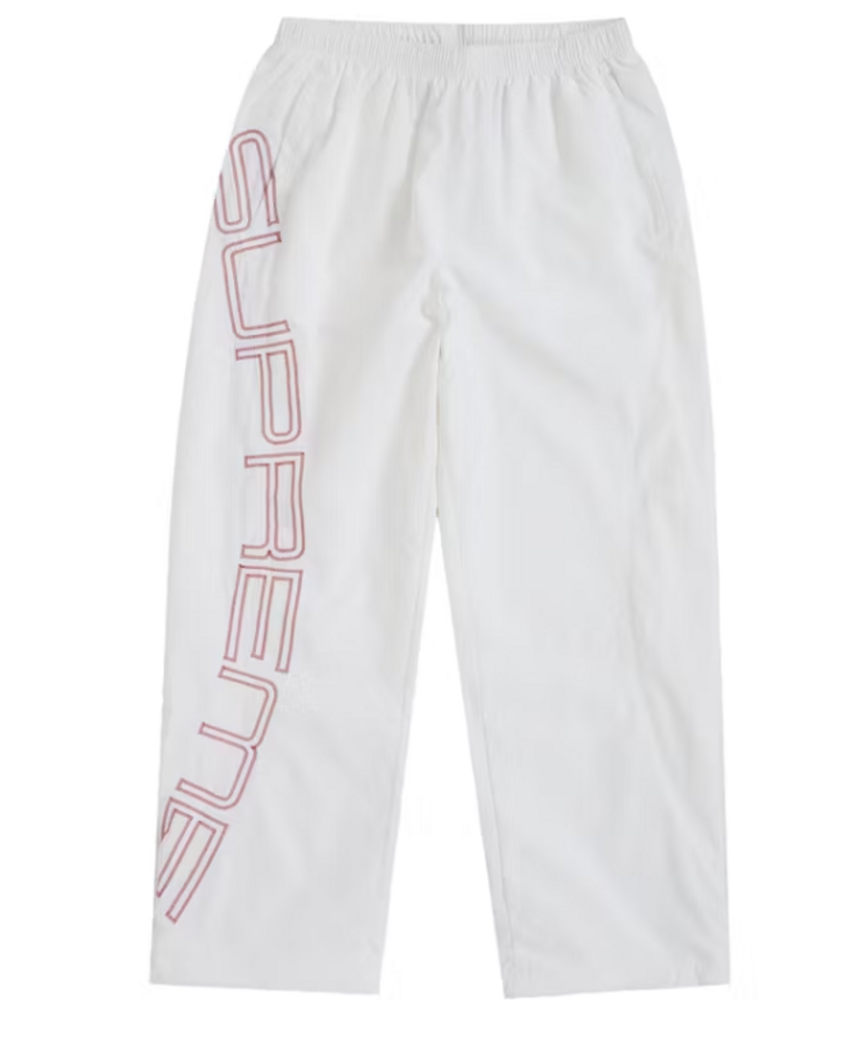 Supreme Spellout Embroidered Track Pant (SS25) | WHAT’S ON THE STAR?