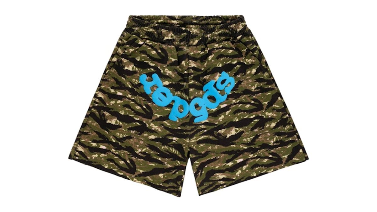 Spider Worldwide OG Web V2 Tiger Camo Sweatshort | WHAT’S ON THE STAR?