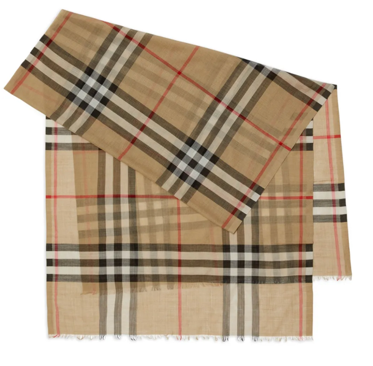 Burberry check-print scarf | WHAT’S ON THE STAR?