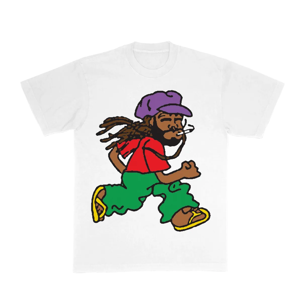 Amine Merch Running Man T-Shirt | WHAT’S ON THE STAR?