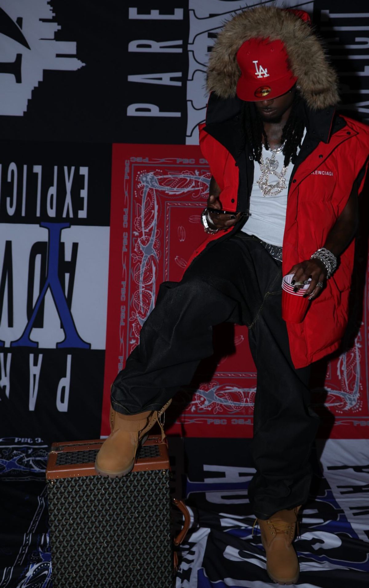 Playboi Carti Outfit from June 30, 2025 | WHAT’S ON THE STAR?