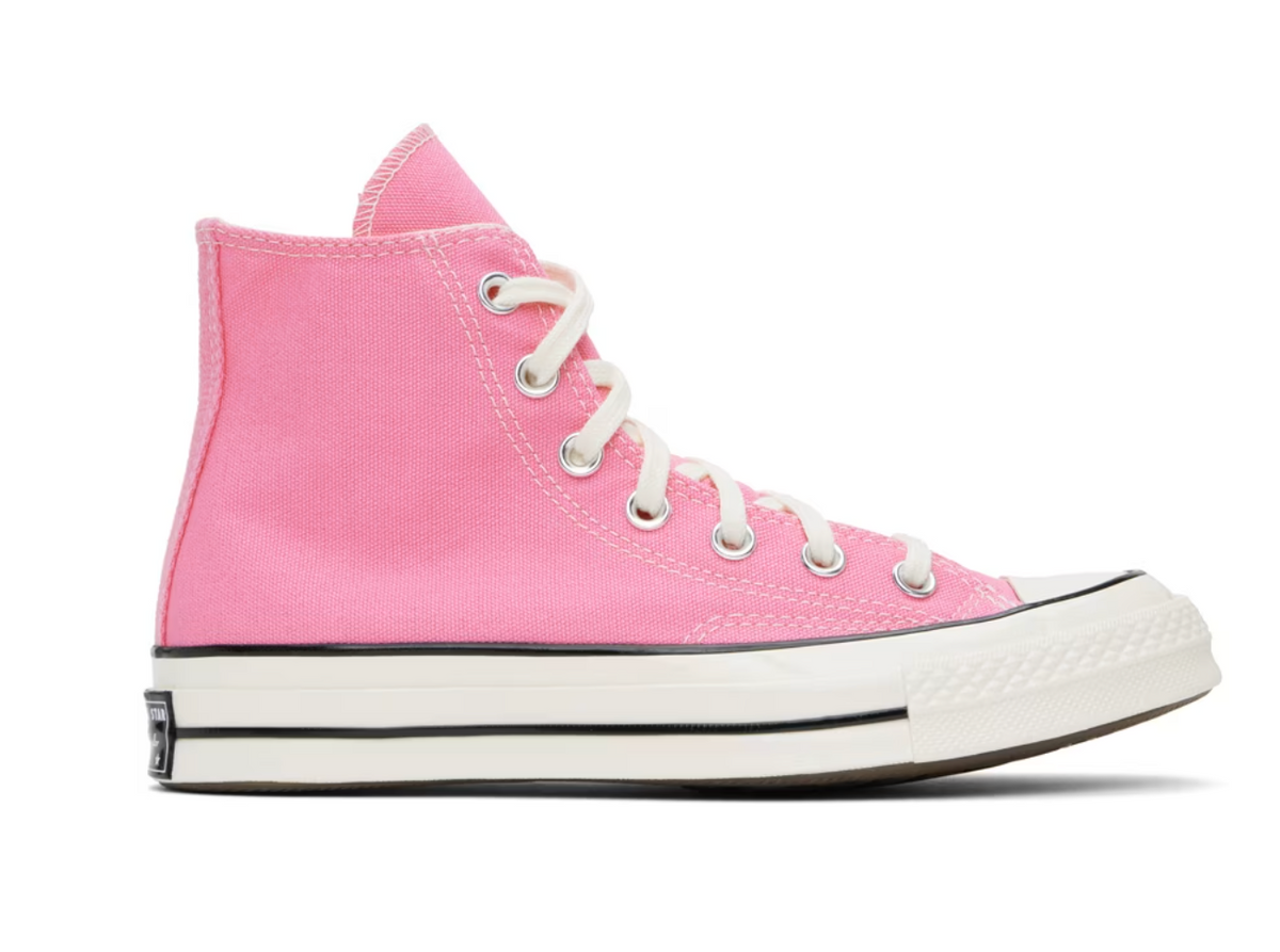 Converse Pink Chuck 70 High Top Sneakers | WHAT’S ON THE STAR?