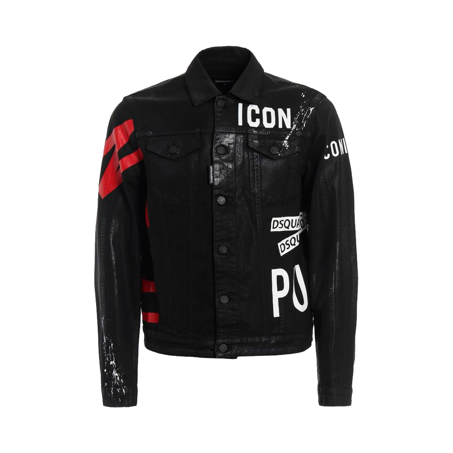 Dsquared2 Icon Printed Denim Jacket | WHAT’S ON THE STAR?