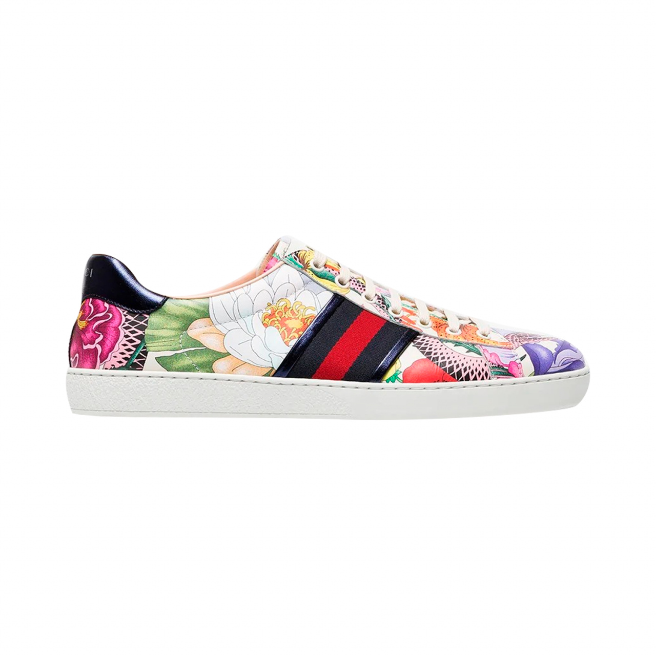 Gucci Ace Floral Print Leather Sneakers | WHAT’S ON THE STAR?