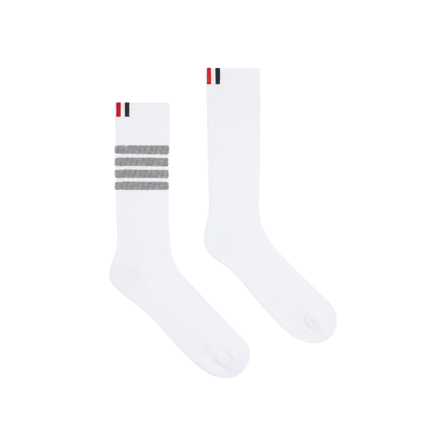 Thom Browne Cotton Mid-Calf 4-Bar Socks | WHAT’S ON THE STAR?