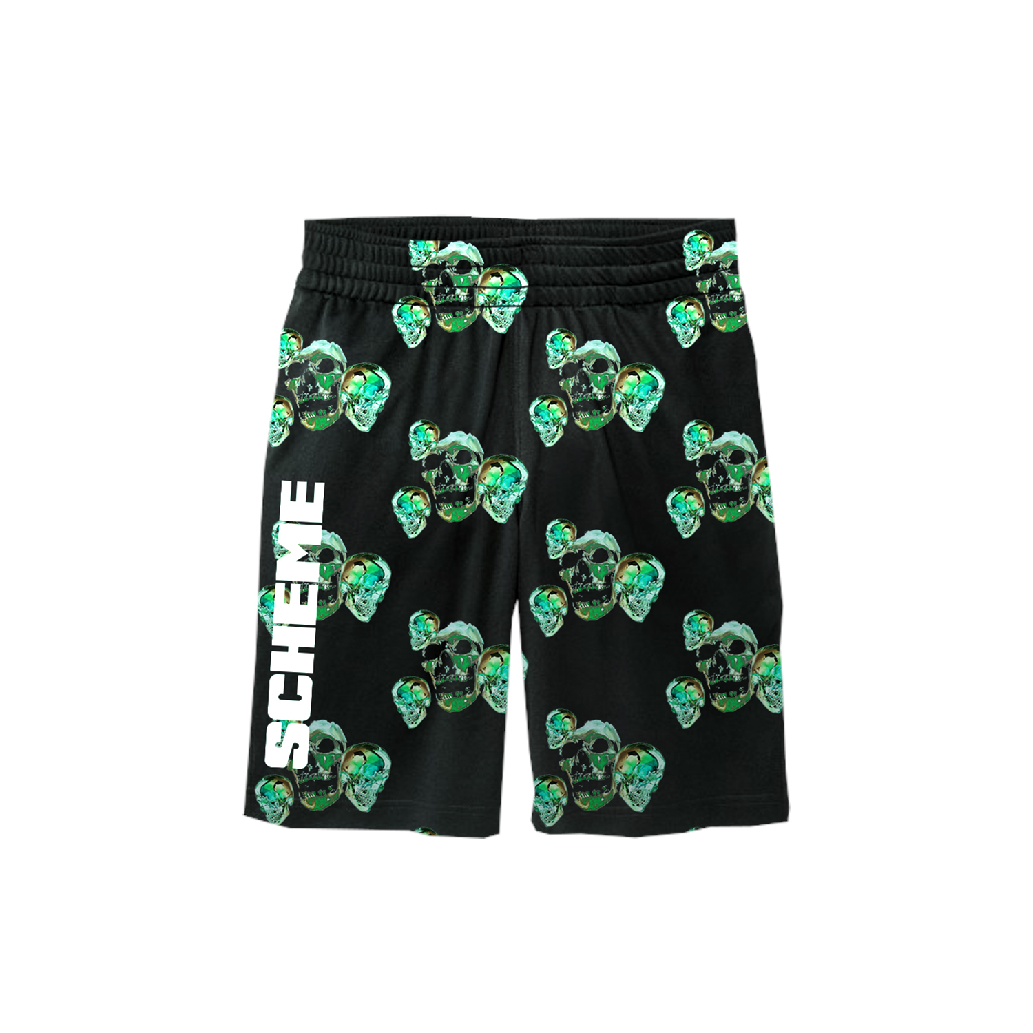 Dj Scheme Green Skull Shorts | WHAT’S ON THE STAR?